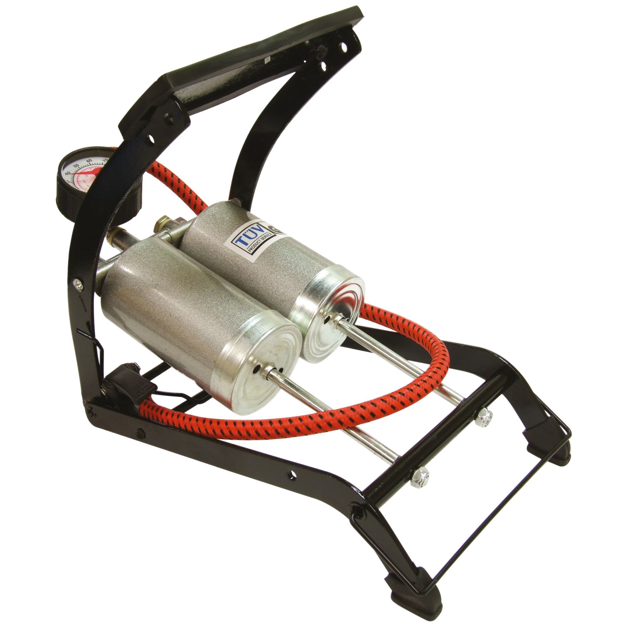 Double barrel Foot pump