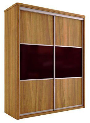 Double Sliding door wardrobe (H)2200mm (W)1600mm (D)649mm