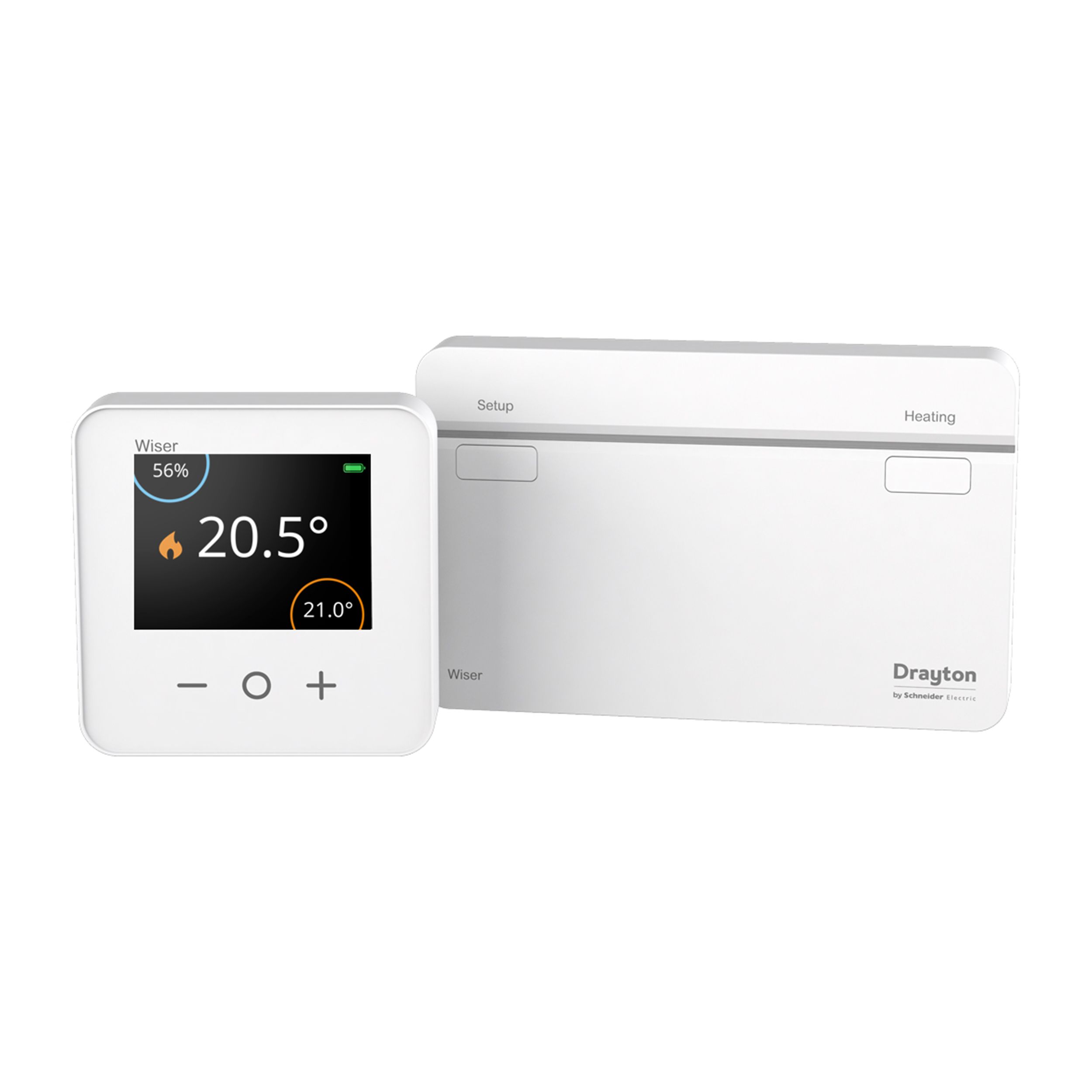 Drayton 3-wire Smart programmable room thermostat & receiver | DIY at B&Q