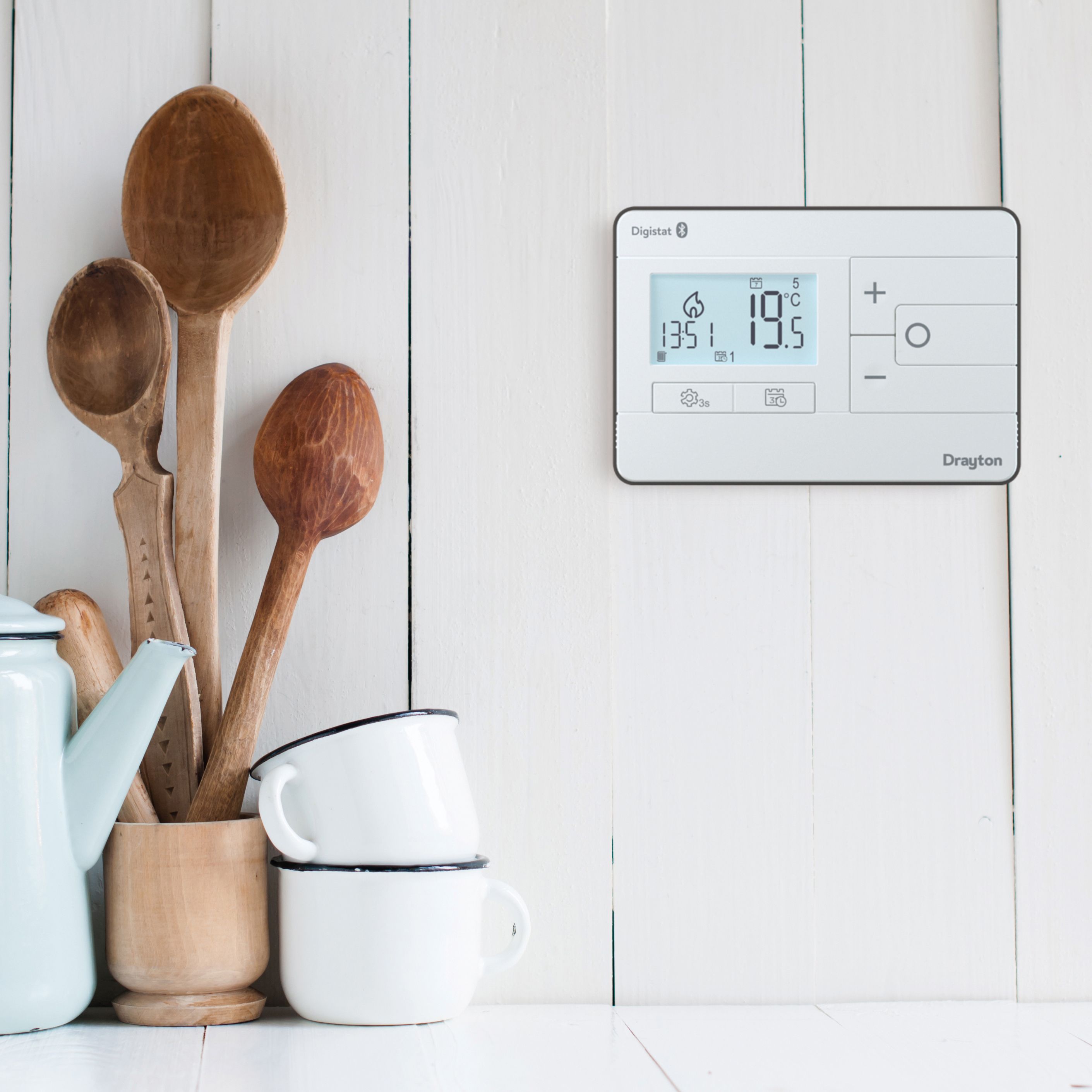 Drayton Digistat 2290M Smart Thermostat, White