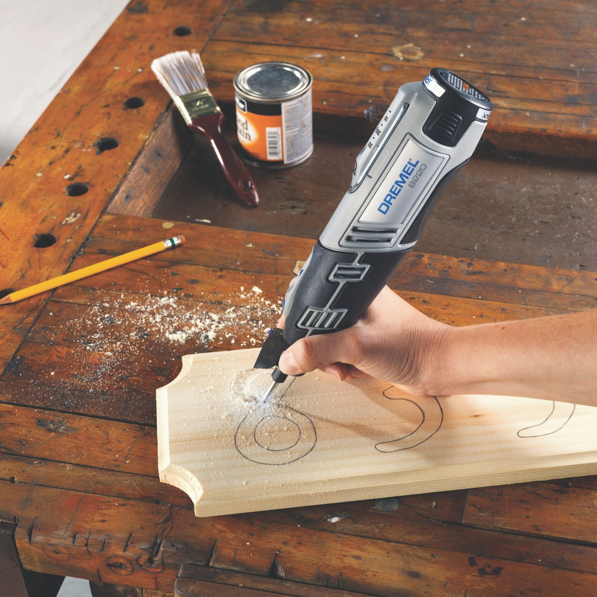 Cordless wood carving tools store