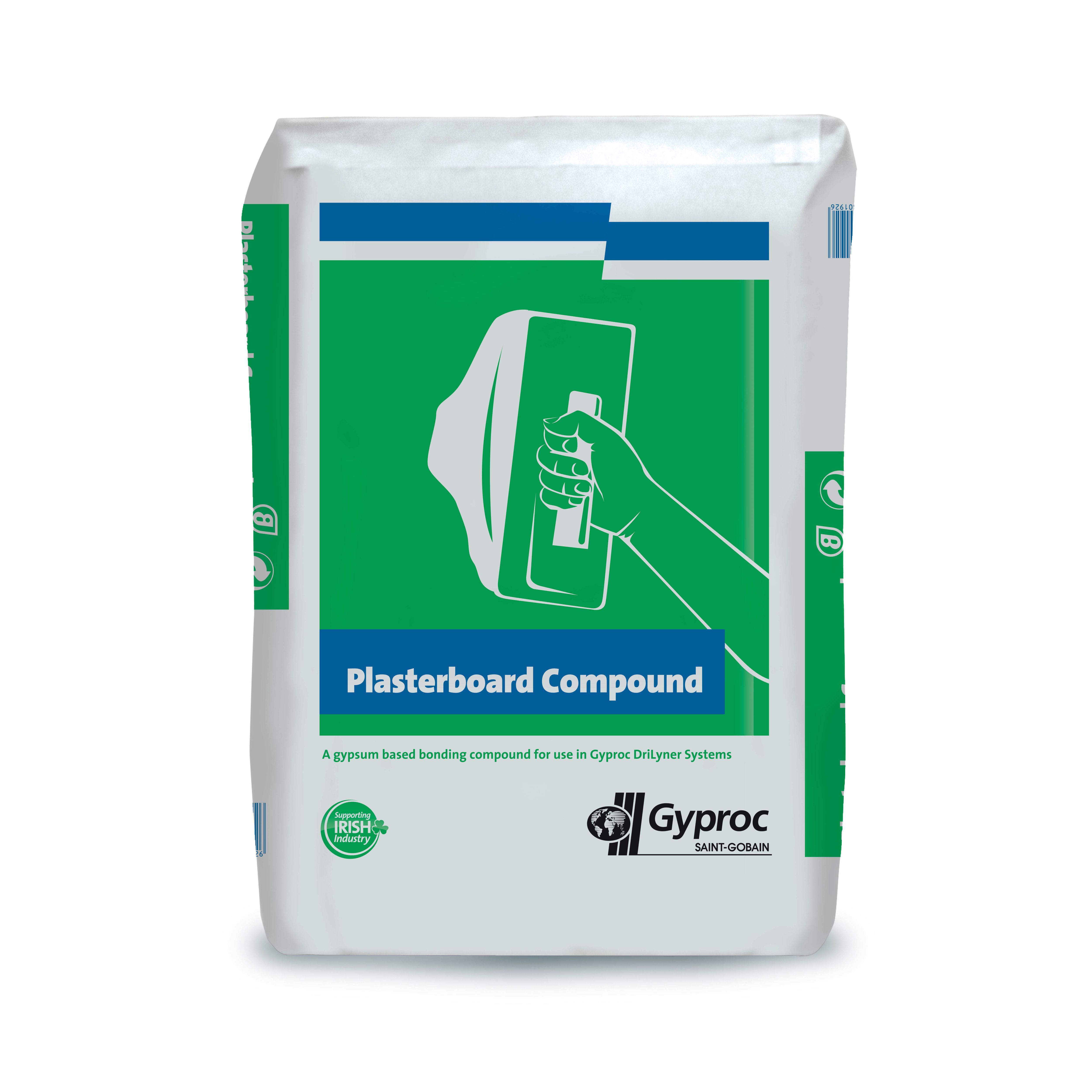 DriLyner Plasterboard Plaster compound 25kg Bag | DIY at B&Q