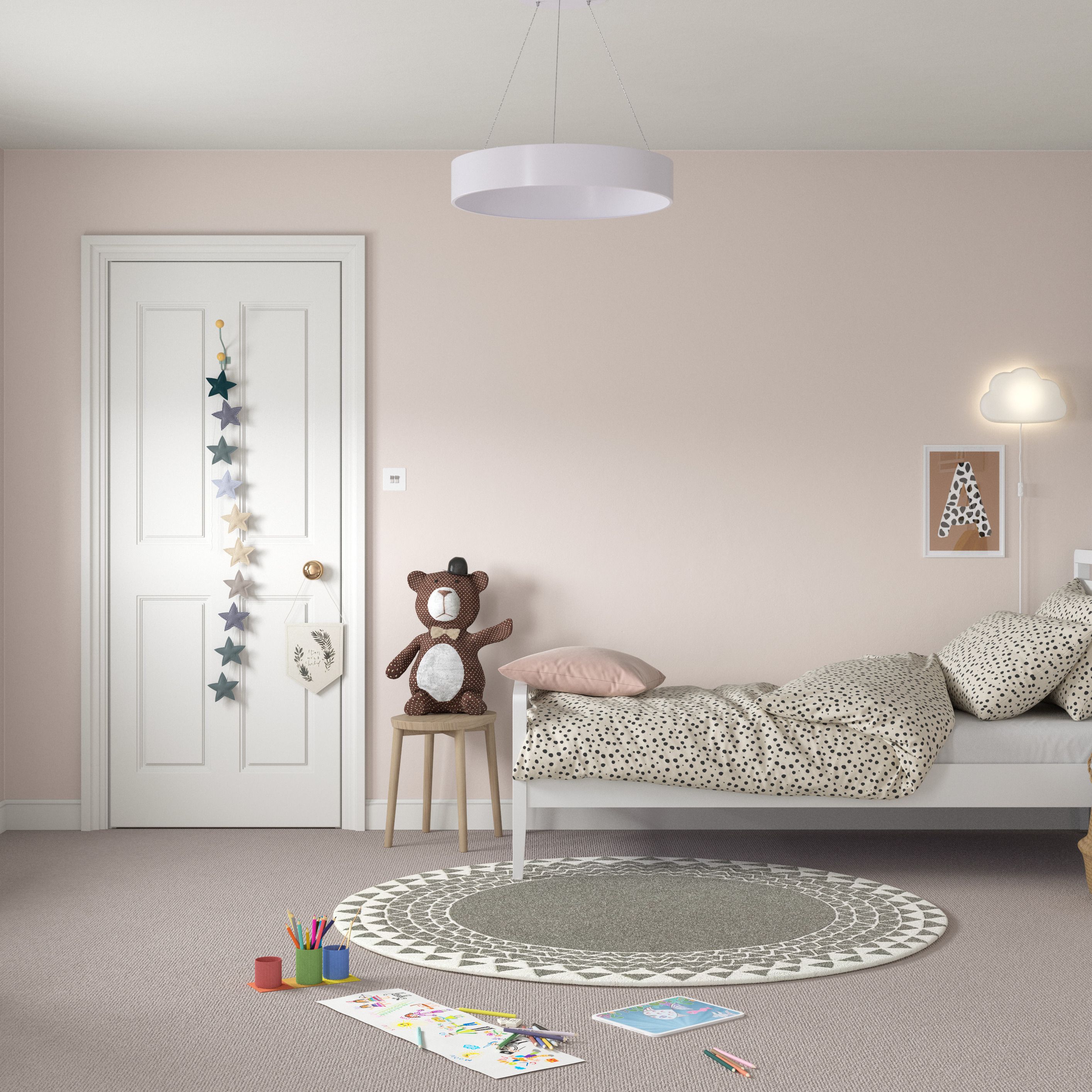 Dulux Blush Pink Matt Wall & ceiling Emulsion paint, 5L