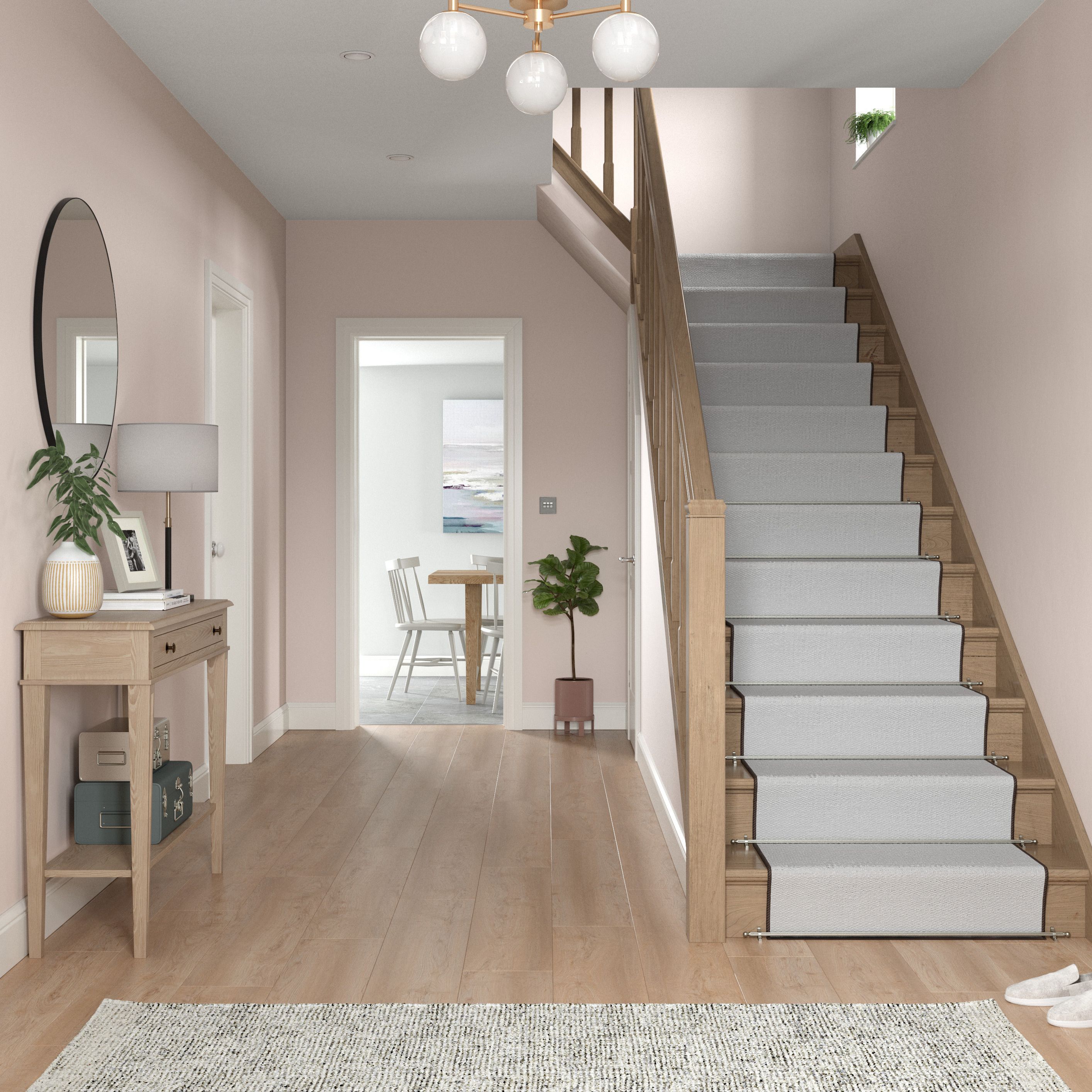 Dulux Blush Pink Silk Wall & ceiling Emulsion paint, 5L