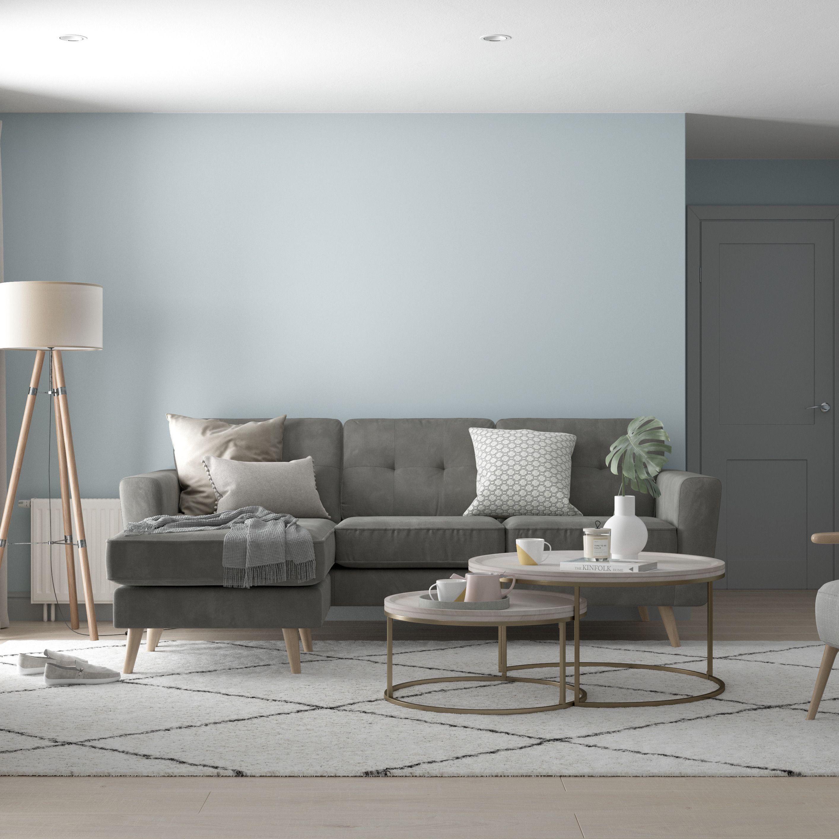 Dulux Costal Grey Silk Wall & ceiling Emulsion paint, 2.5L