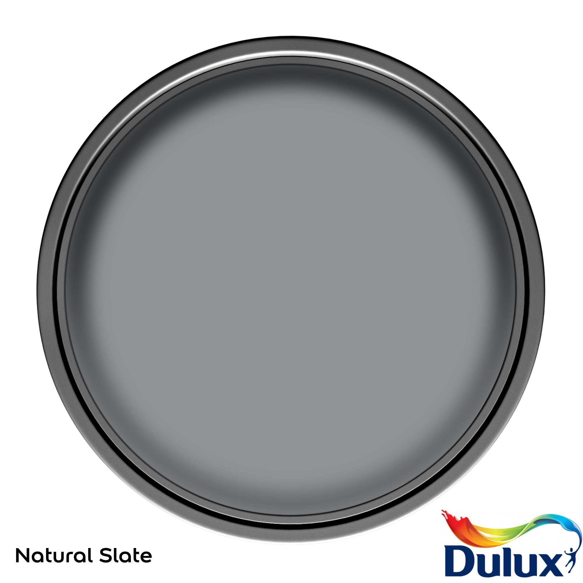 Dulux Easycare Bathroom Natural Slate Soft sheen Wall paint, 2.5L | DIY ...
