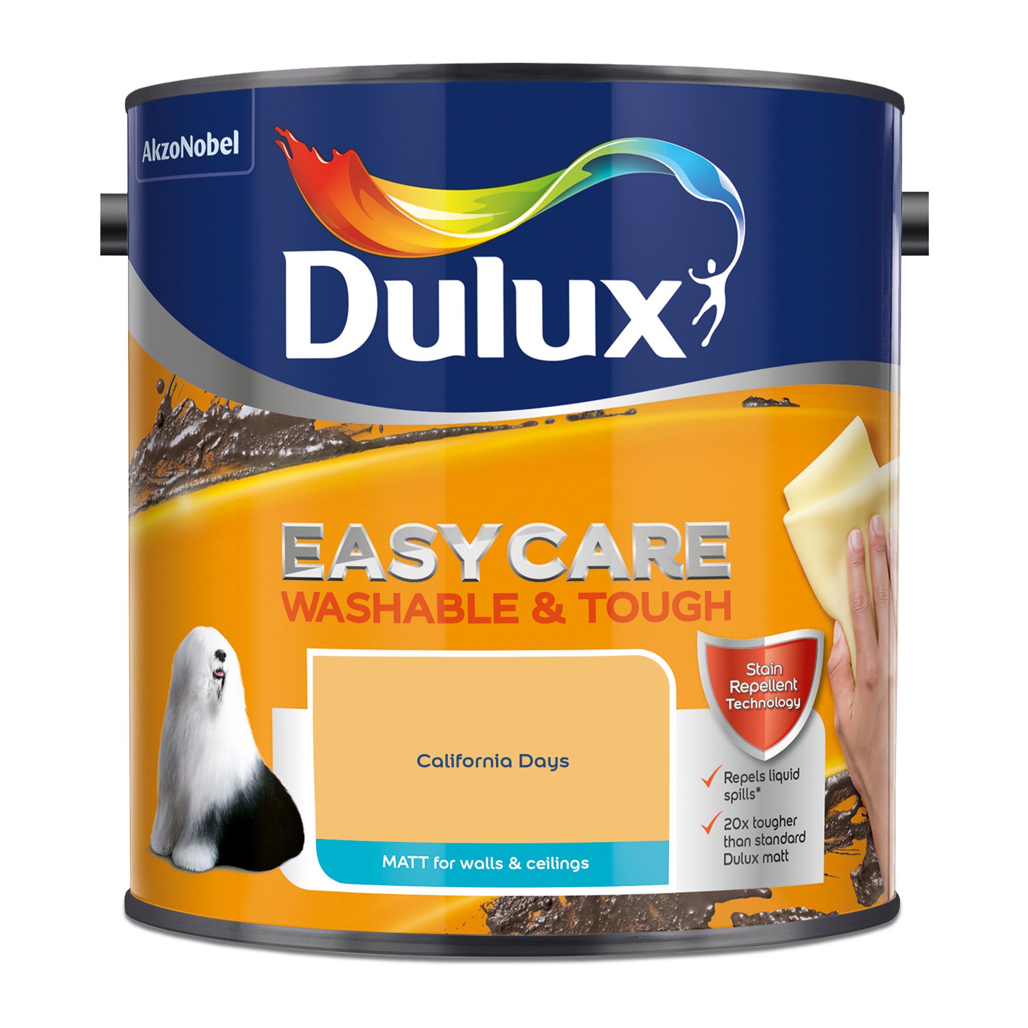 DULUX EASYCARE CALIFORNIA DAYS MATT WALL PAINT, 2.5L