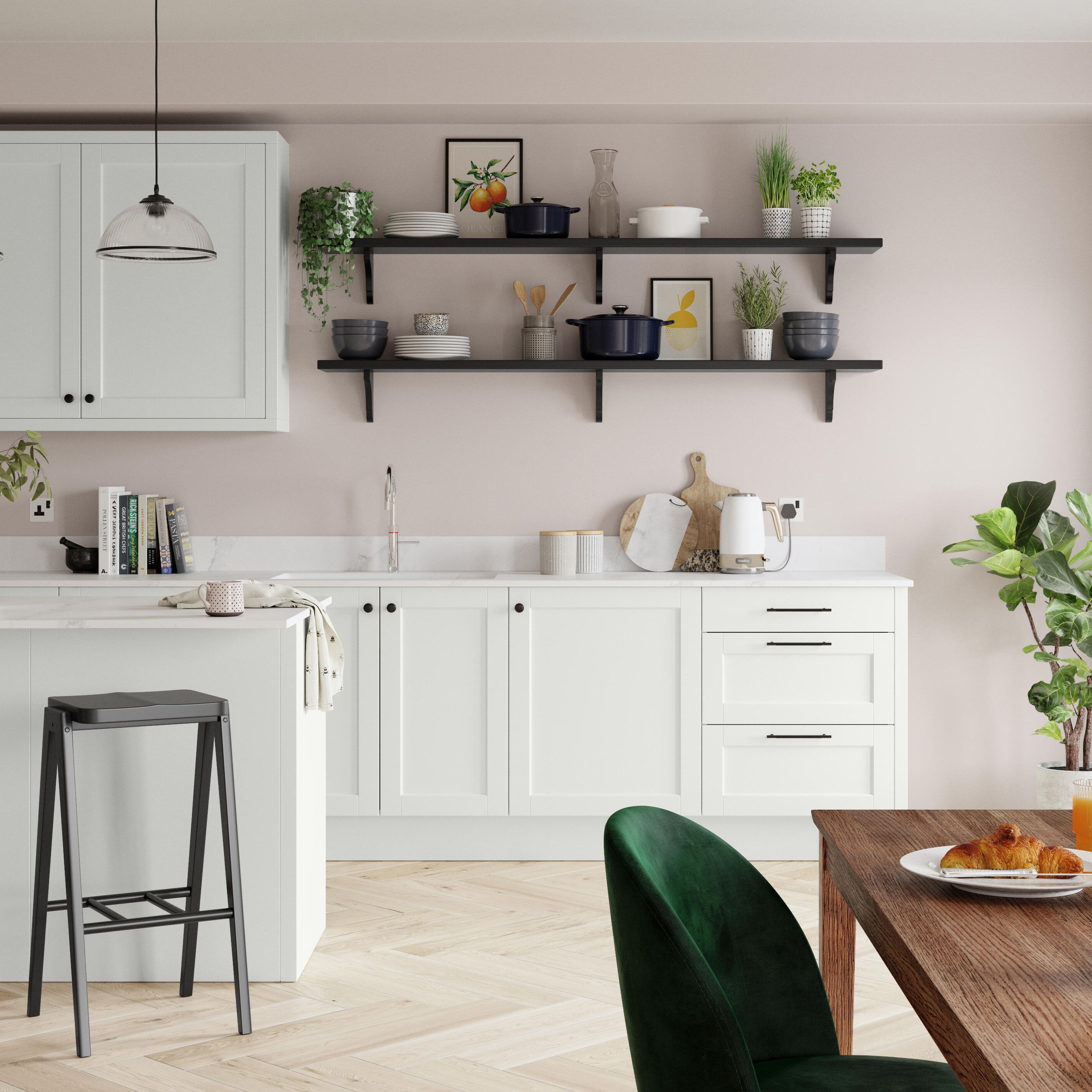 Dulux Easycare Kitchen Mellow Mocha Matt Emulsion paint, 2.5L | DIY at B&Q