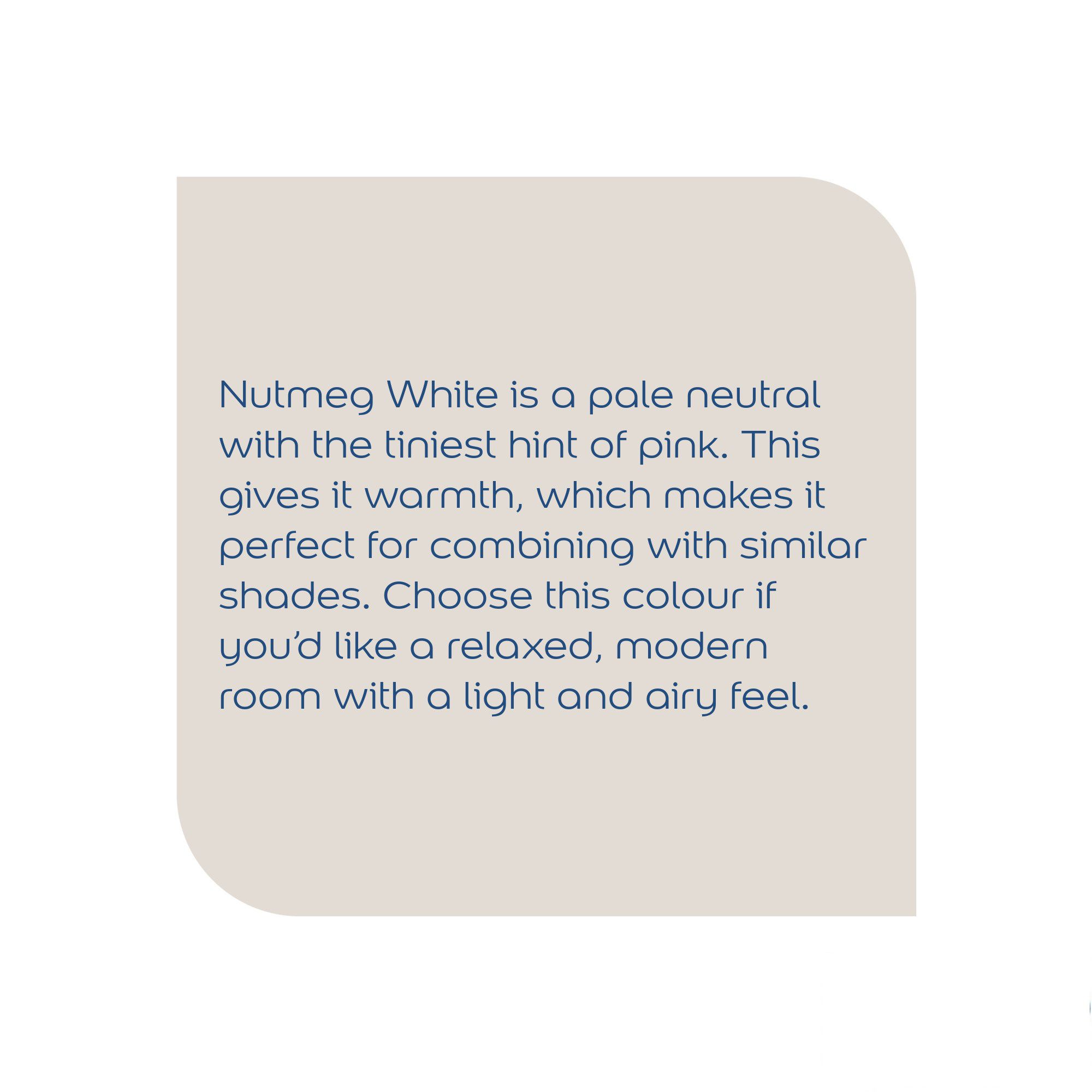 Dulux Easycare Nutmeg white Matt Emulsion paint, 5L