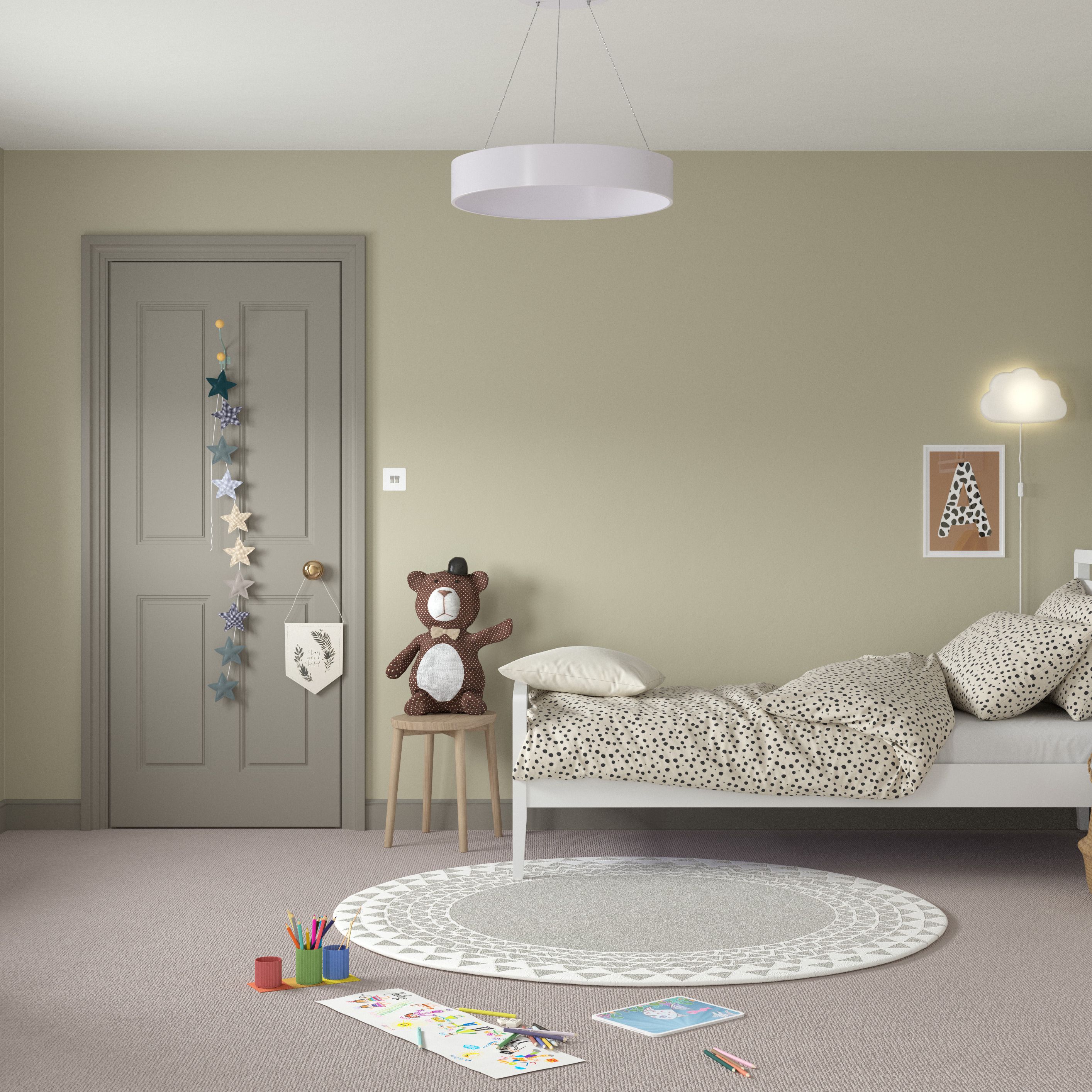 Dulux Easycare Overtly Olive Matt Wall paint, 5L | DIY at B&Q