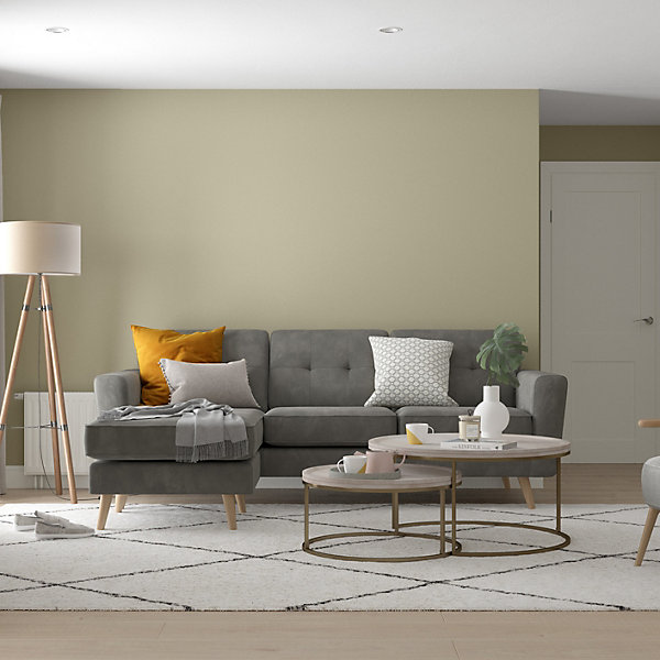 Shop Dulux Easycare Overtly Olive Matt Wall paint, 5L Shop Dulux Easycare Overtly Olive Matt Wall paint, 5L
