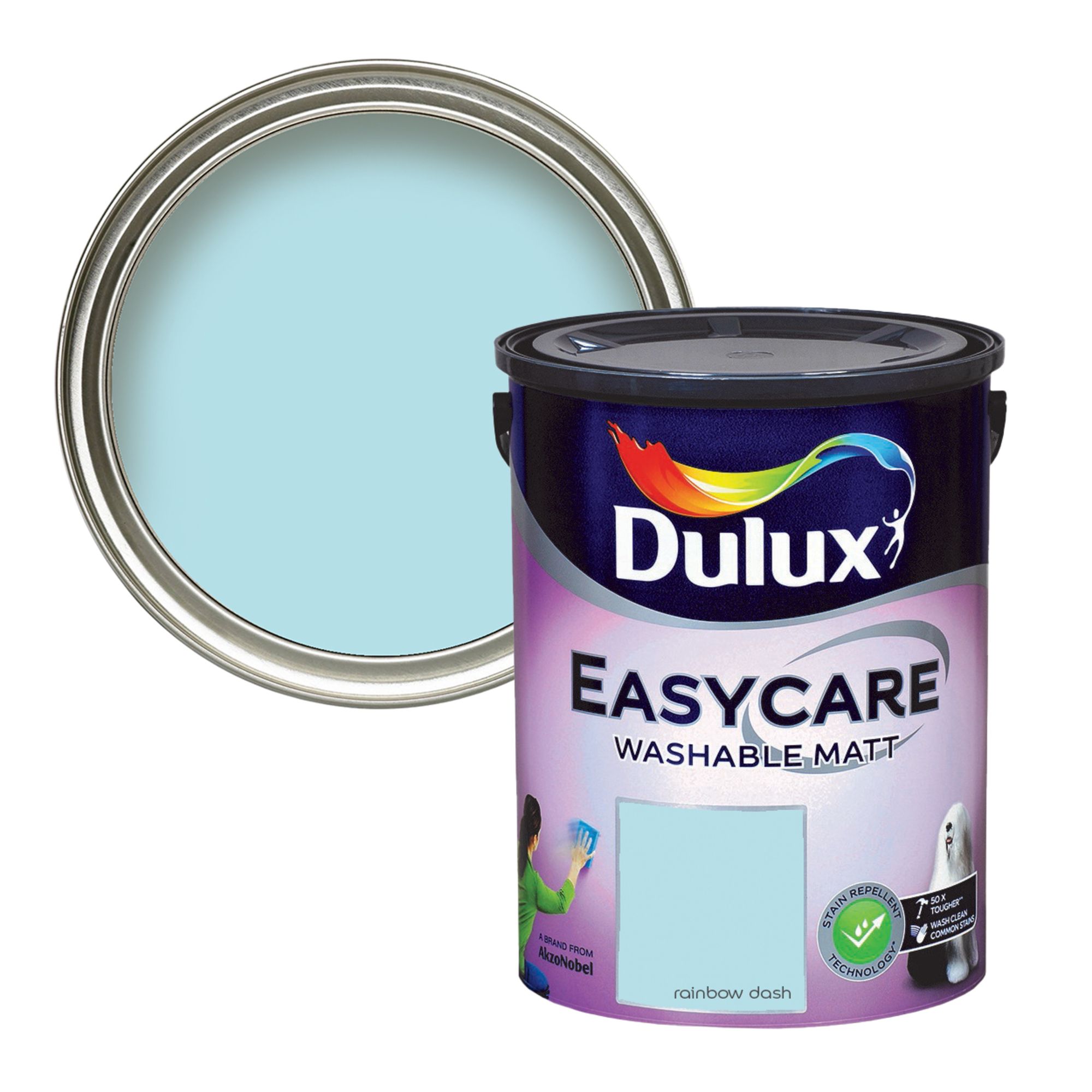 Dulux Easycare Rainbow Dash Matt Emulsion paint, 5L | DIY at B&Q