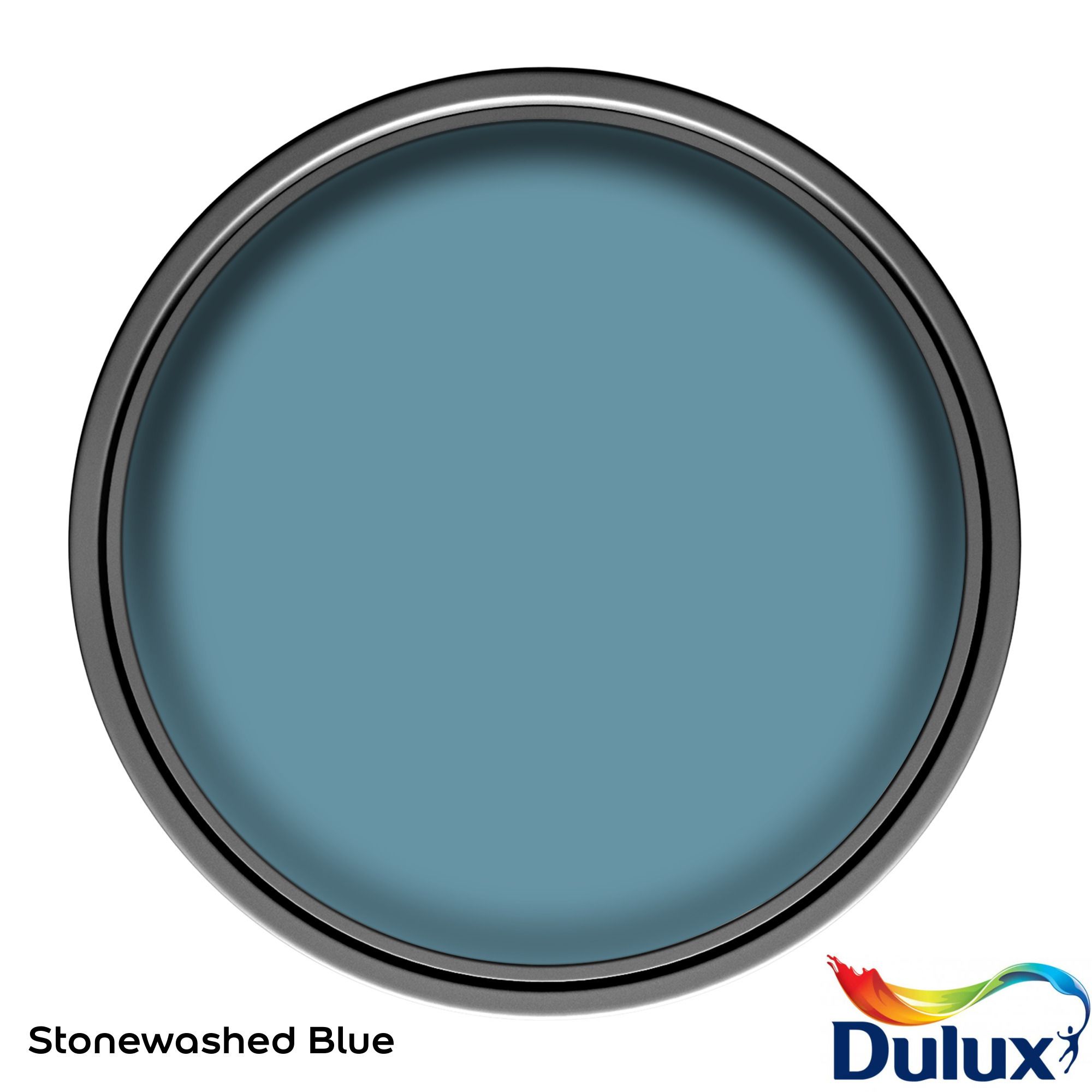 Dulux Easycare Stonewashed Blue Matt Wall paint, 2.5L | DIY at B&Q