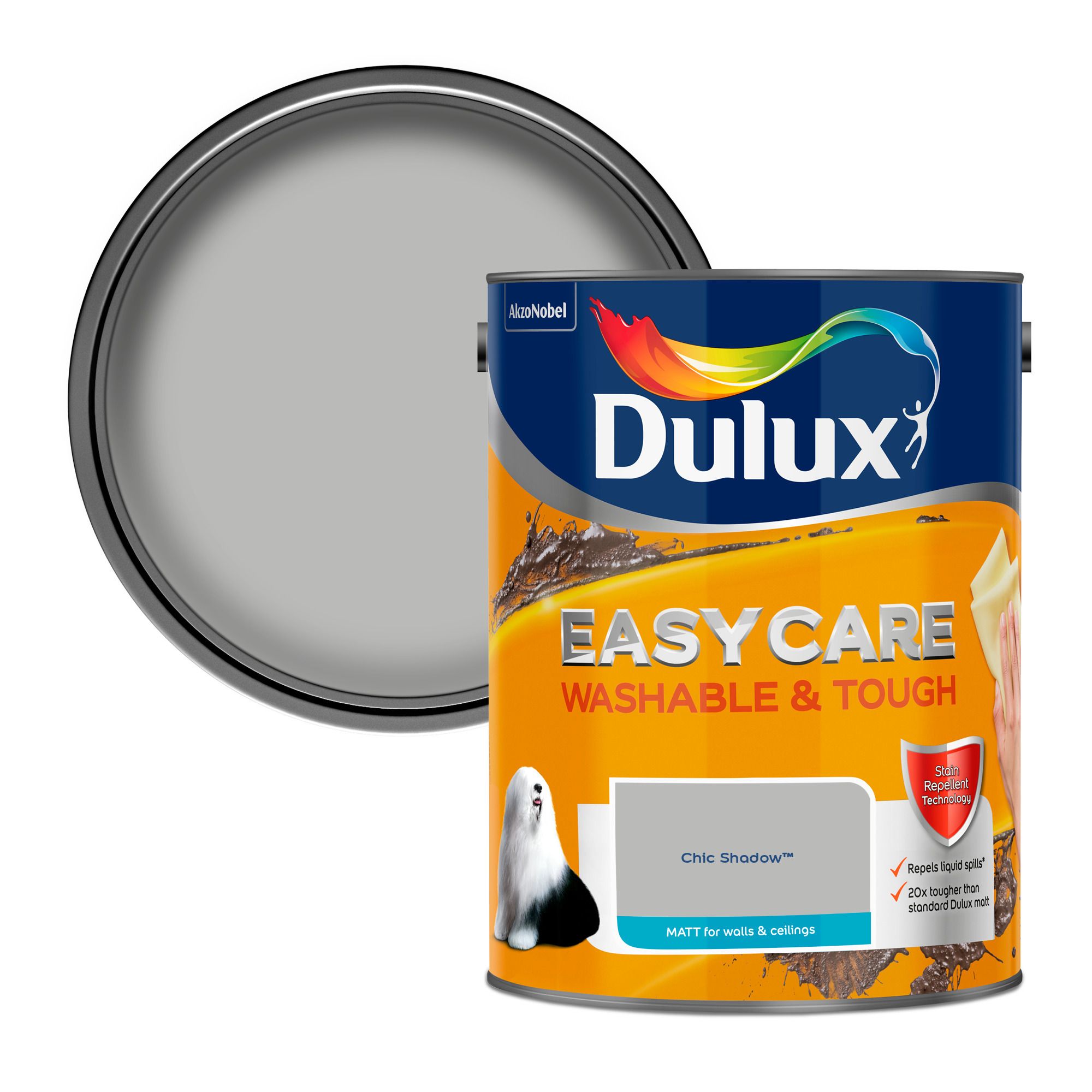 DULUX EASYCARE WASHABLE & TOUGH CHIC SHADOW MATT WALL & CEILING ...