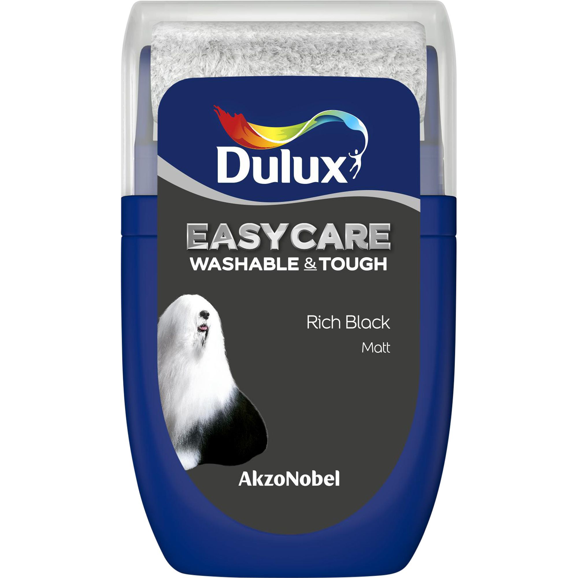 Dulux Easycare Washable & Tough Rich black Matt Wall & ceiling Emulsion ...