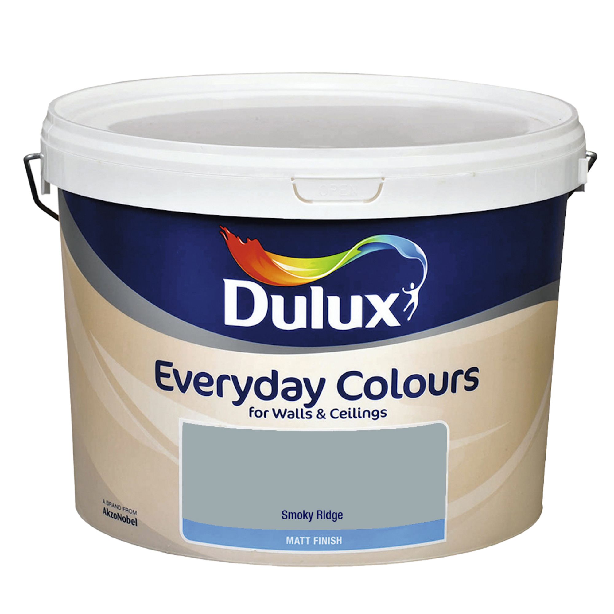 Dulux Everyday Colours Smokey Ridge Vinyl matt Emulsion paint, 10L