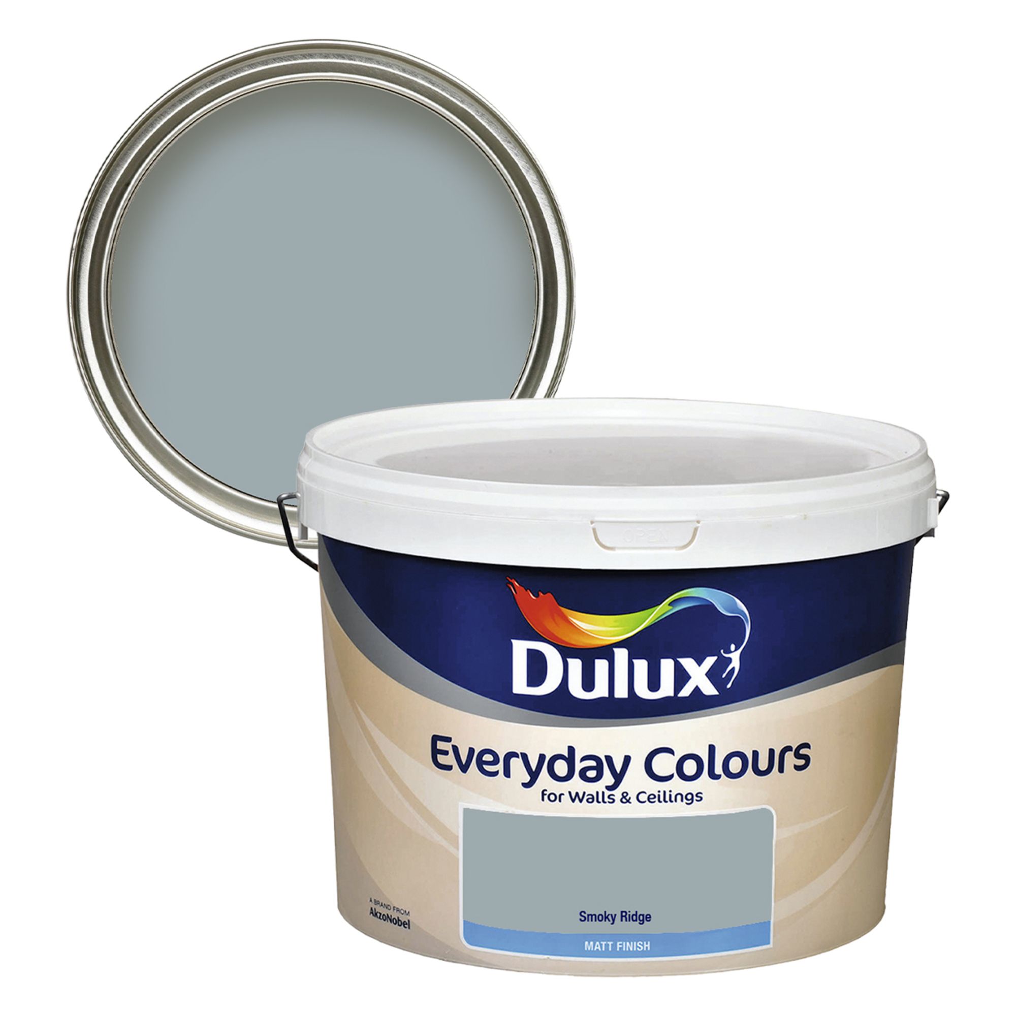 Dulux Everyday Colours Smokey Ridge Vinyl matt Emulsion paint, 10L