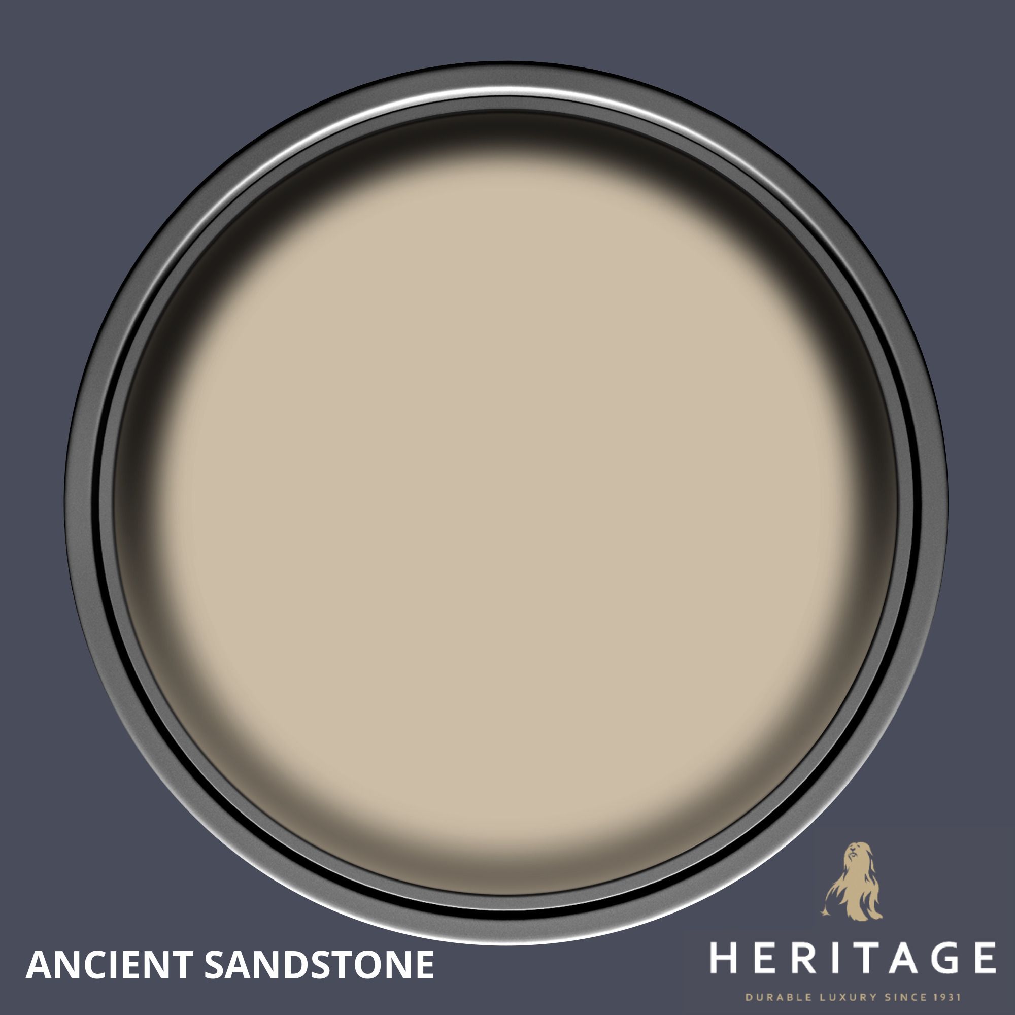 Dulux Heritage Ancient Sandstone Velvet matt Wall paint, 2.5L