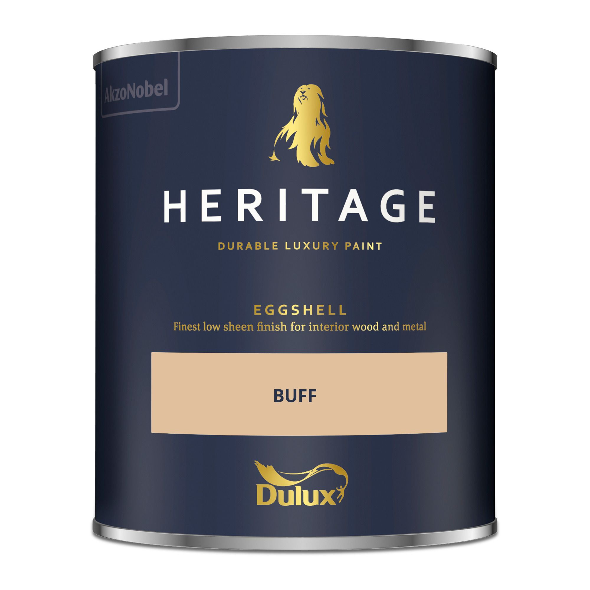 Dulux Heritage Buff Eggshell Multi-surface Wall paint, 750ml