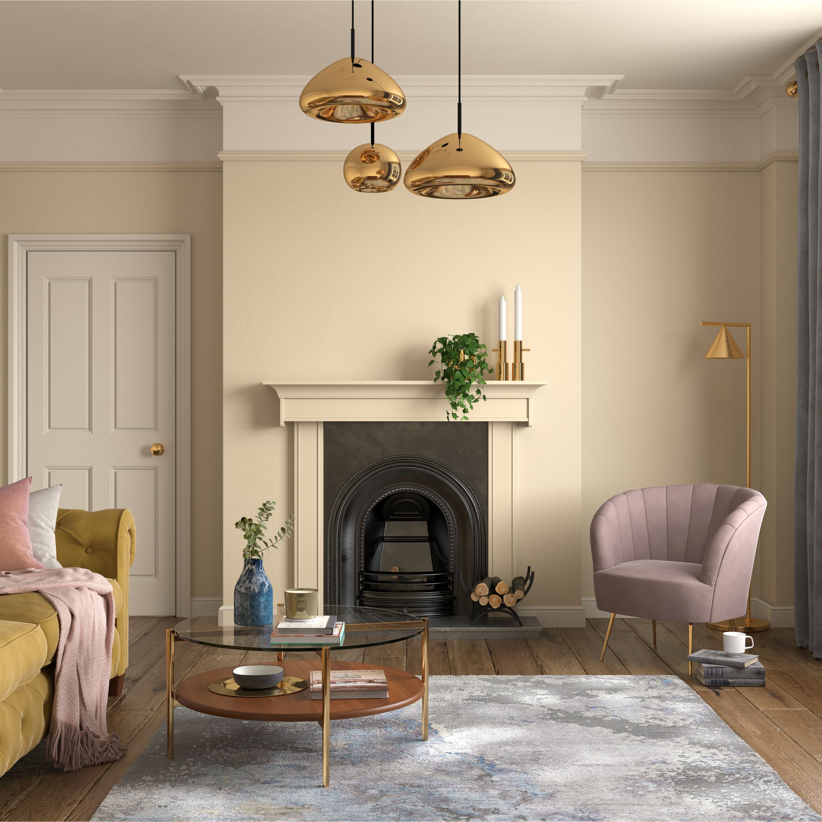 Dulux Heritage Cream Eggshell Multi-surface Wall paint, 750ml