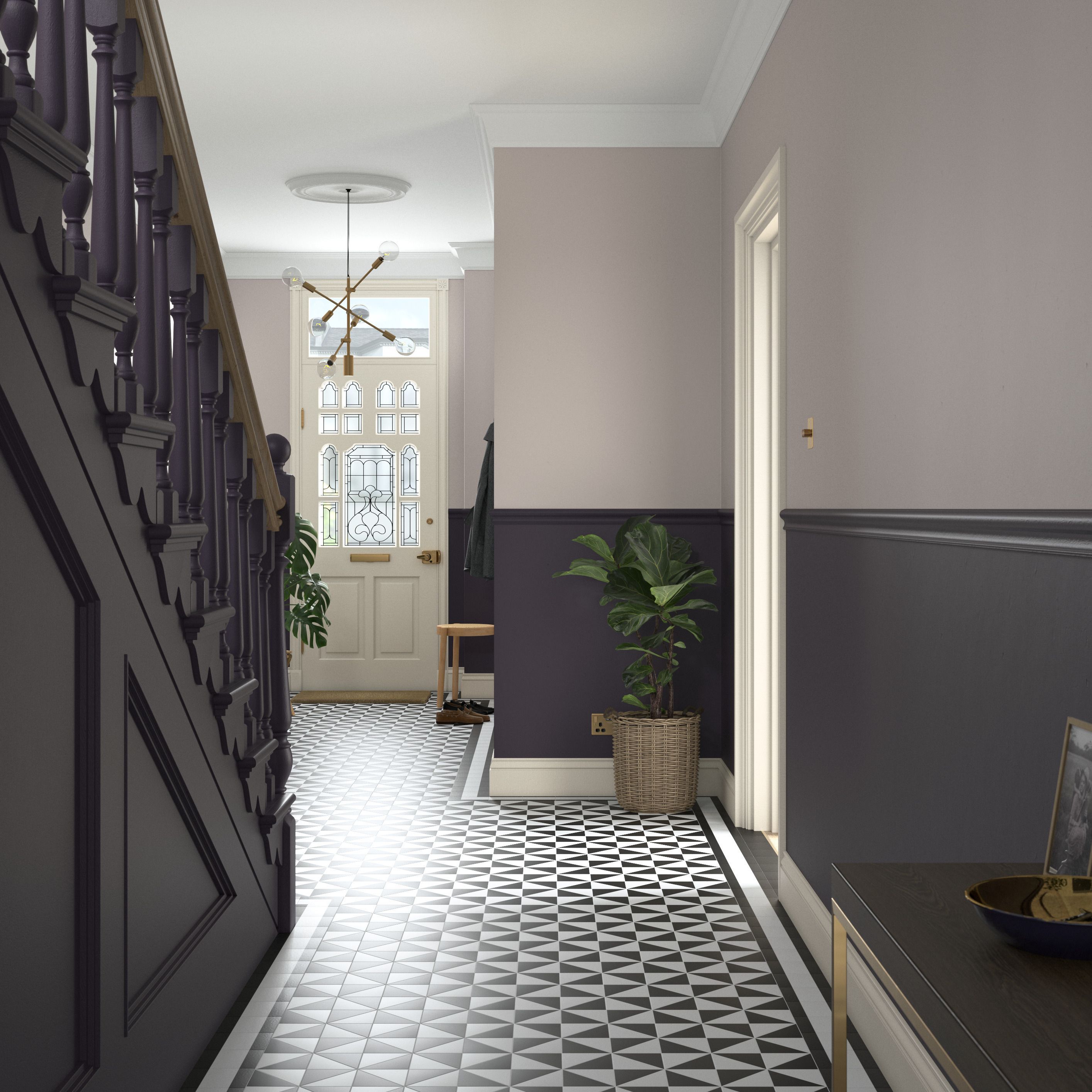 Dulux Heritage Dark Aubergine Eggshell Multi-surface Wall paint, 750ml