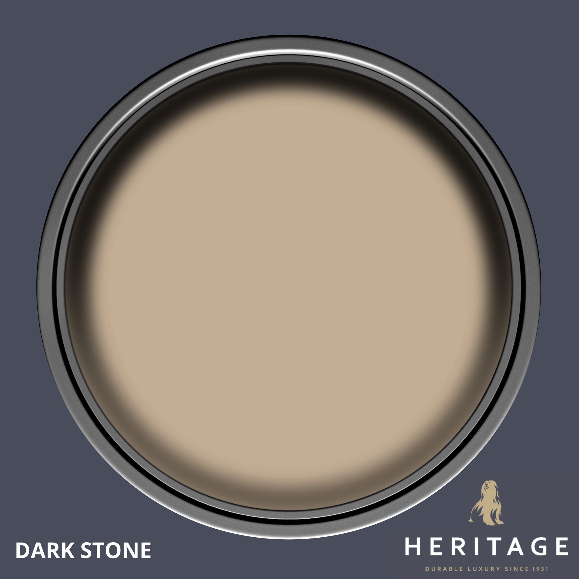 Dulux Heritage Dark Stone Eggshell Multi-surface Wall paint, 750ml