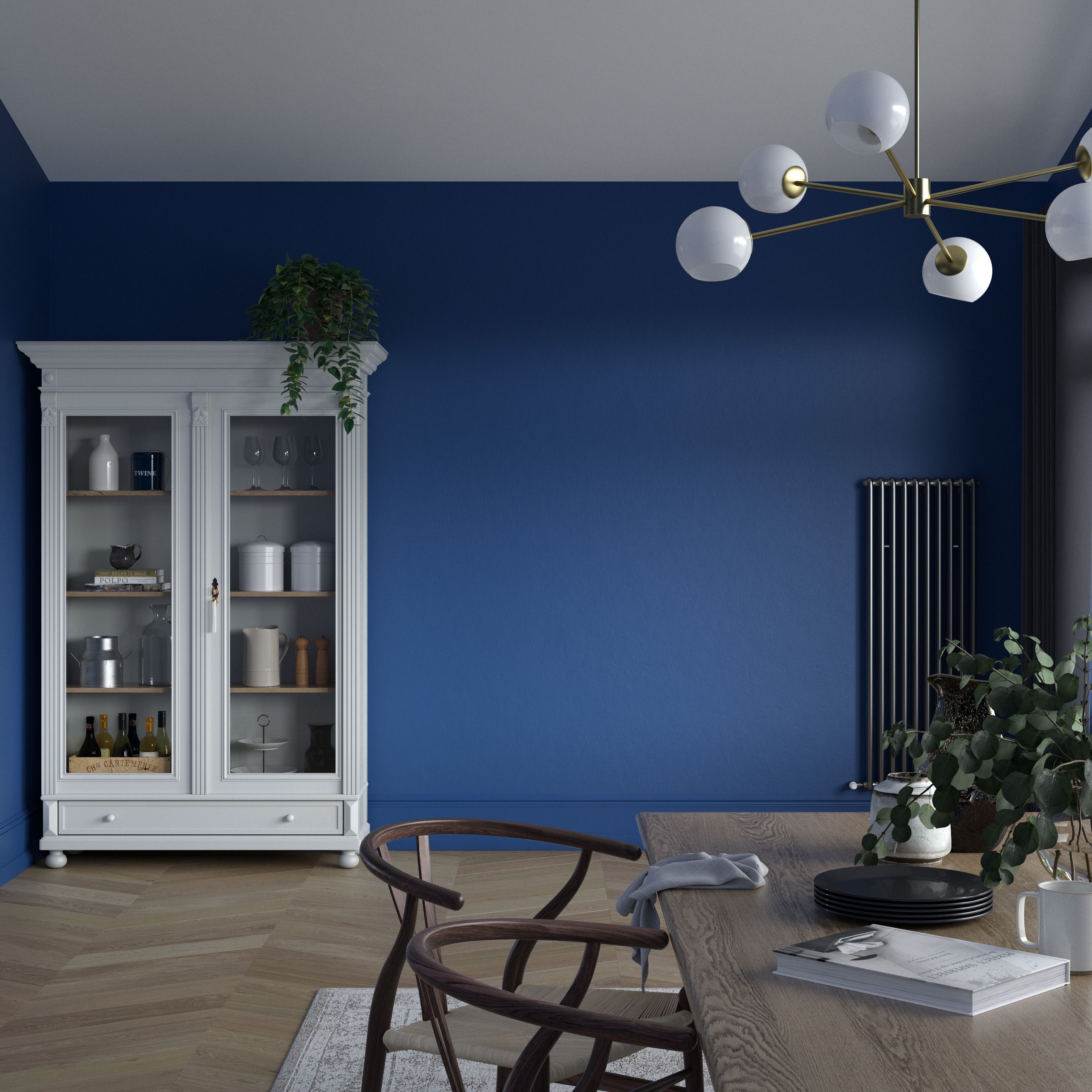 Dulux Heritage Deep Ultramarine Velvet matt Wall paint, 2.5L