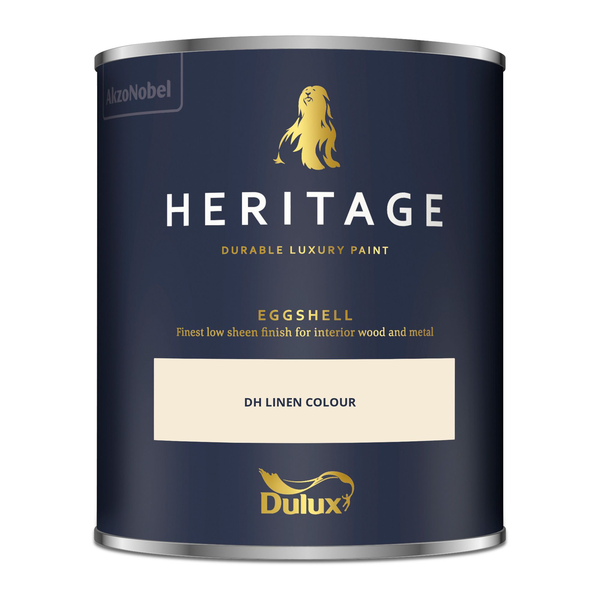 Dulux Heritage DH Linen Colour Eggshell Metal & wood paint, 750ml