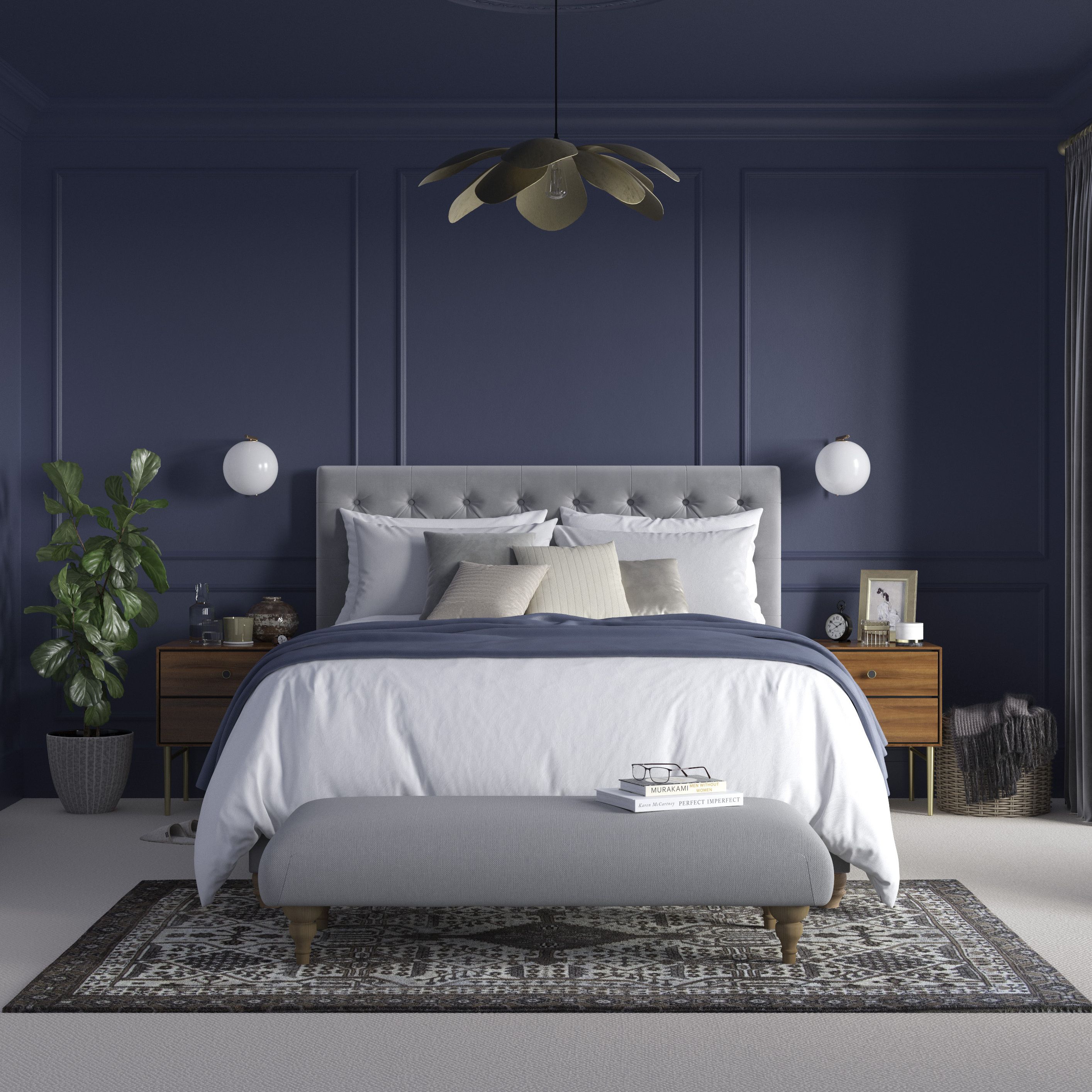 Dulux Heritage DH Oxford Blue 5622167 Eggshell Wood Paint, 750ml