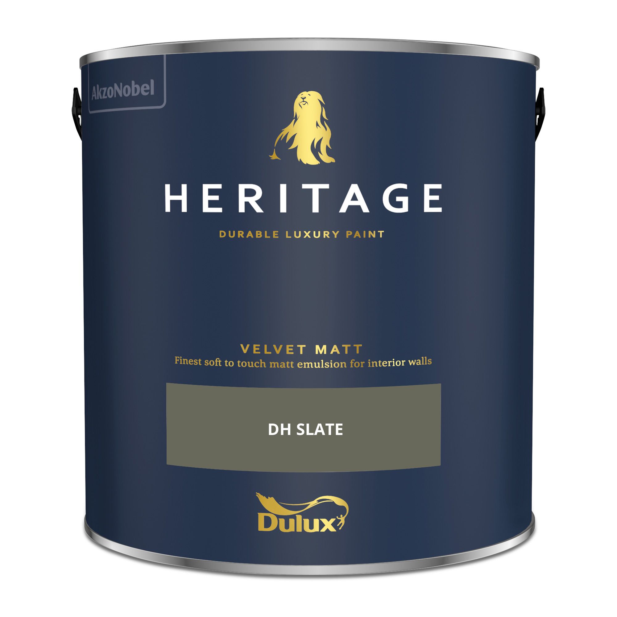 Dulux Heritage DH Slate Velvet matt Wall paint, 2.5L