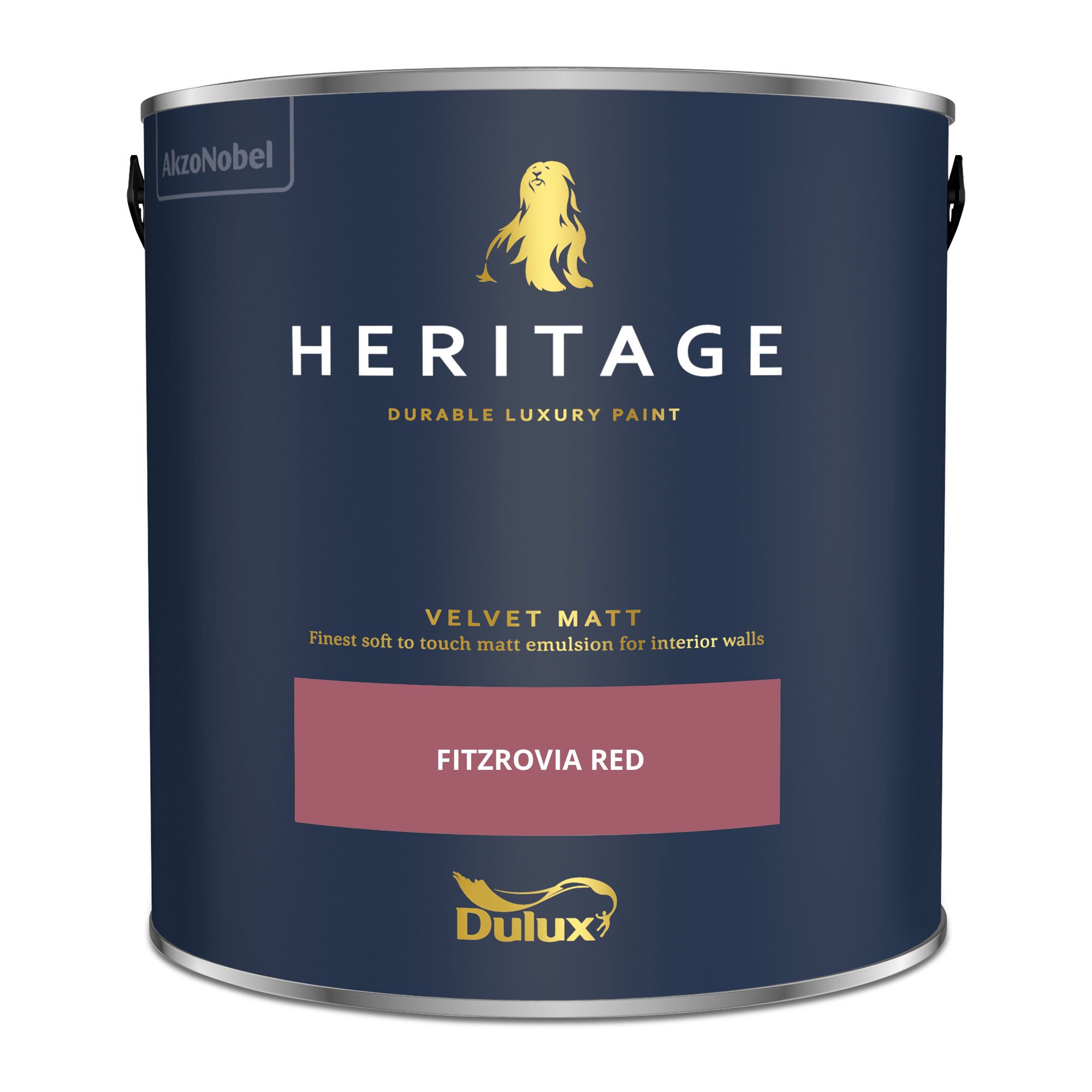 Dulux Heritage Fitzrovia Red Velvet matt Wall paint, 2.5L