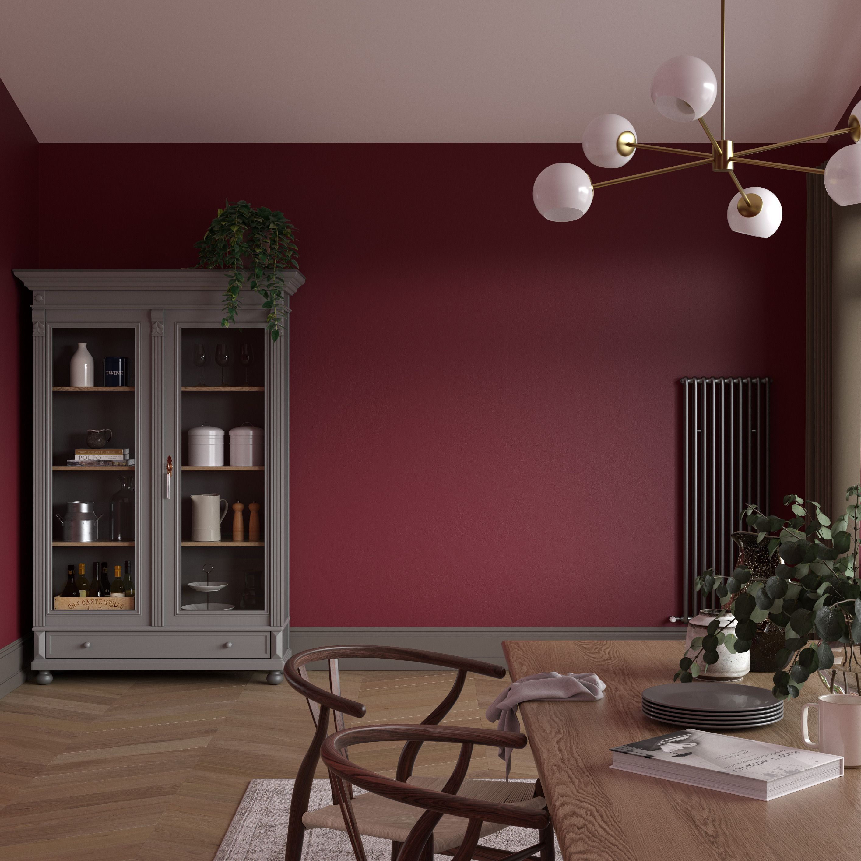 Dulux Heritage Florentine Red Eggshell Multi-surface Wall paint, 750ml