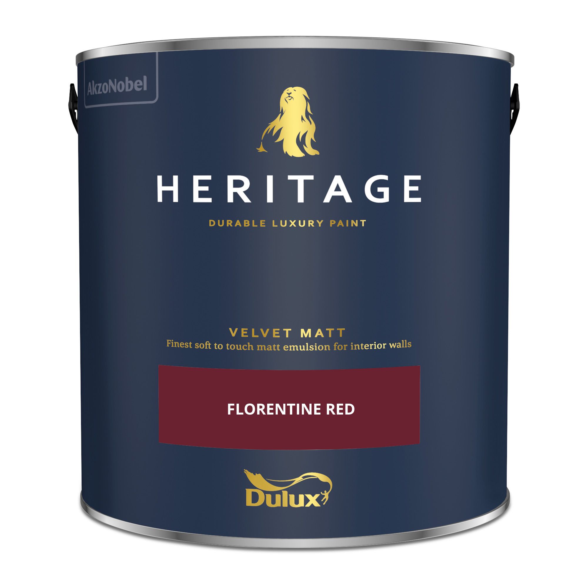 Dulux Heritage Florentine Red Velvet matt Wall paint, 2.5L