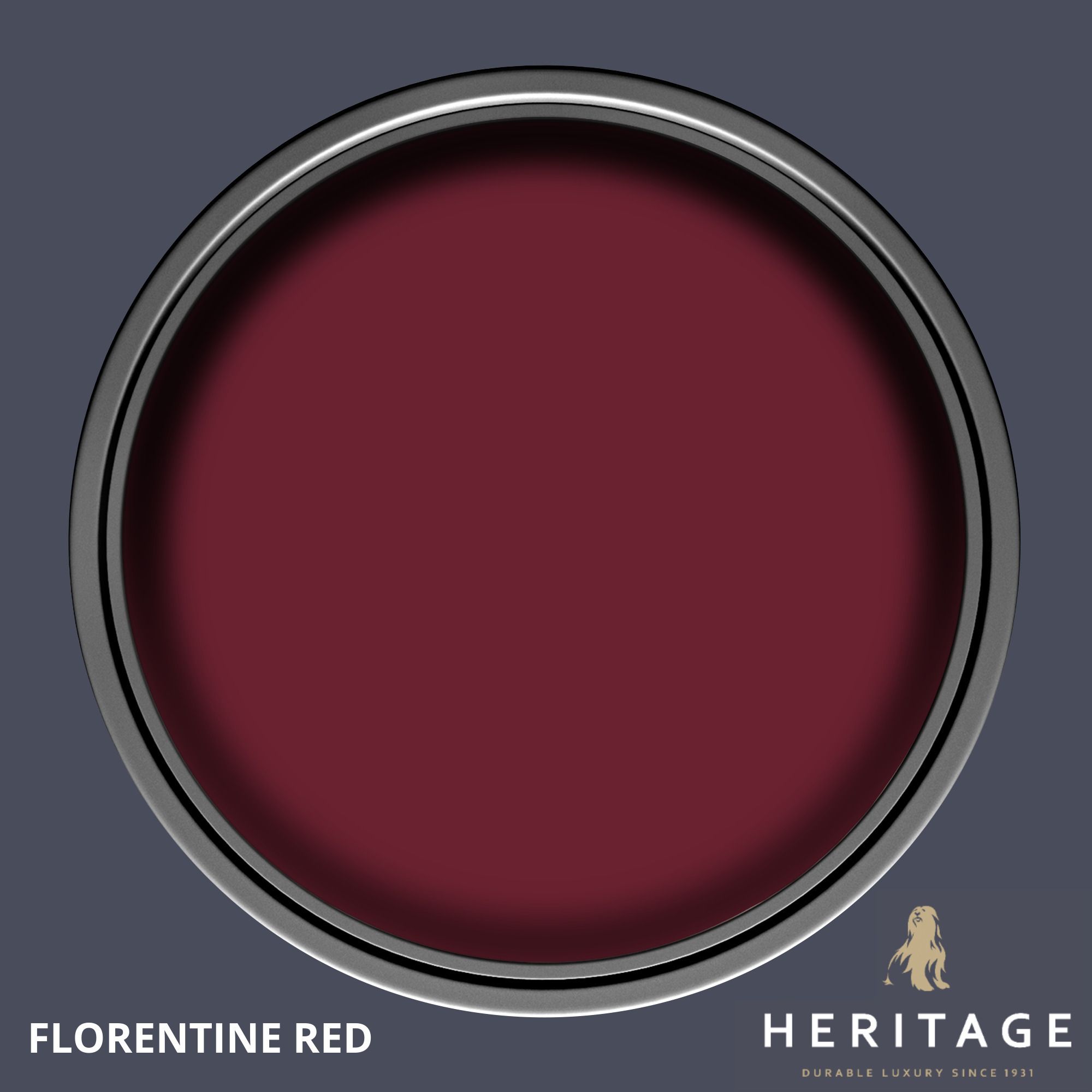 Dulux Heritage Florentine Red Velvet matt Wall paint, 2.5L