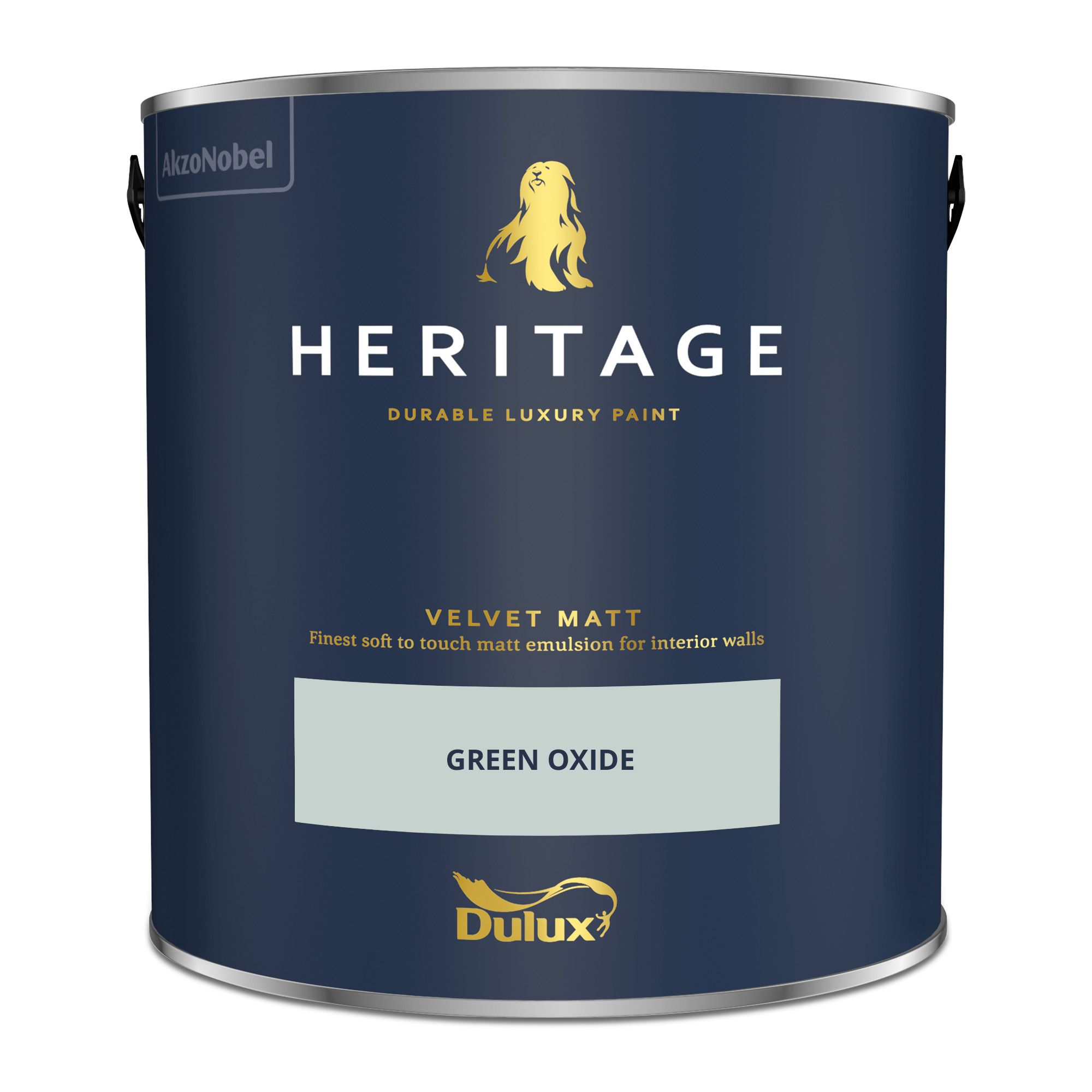 Dulux Heritage Green Oxide Velvet matt Wall paint, 2.5L