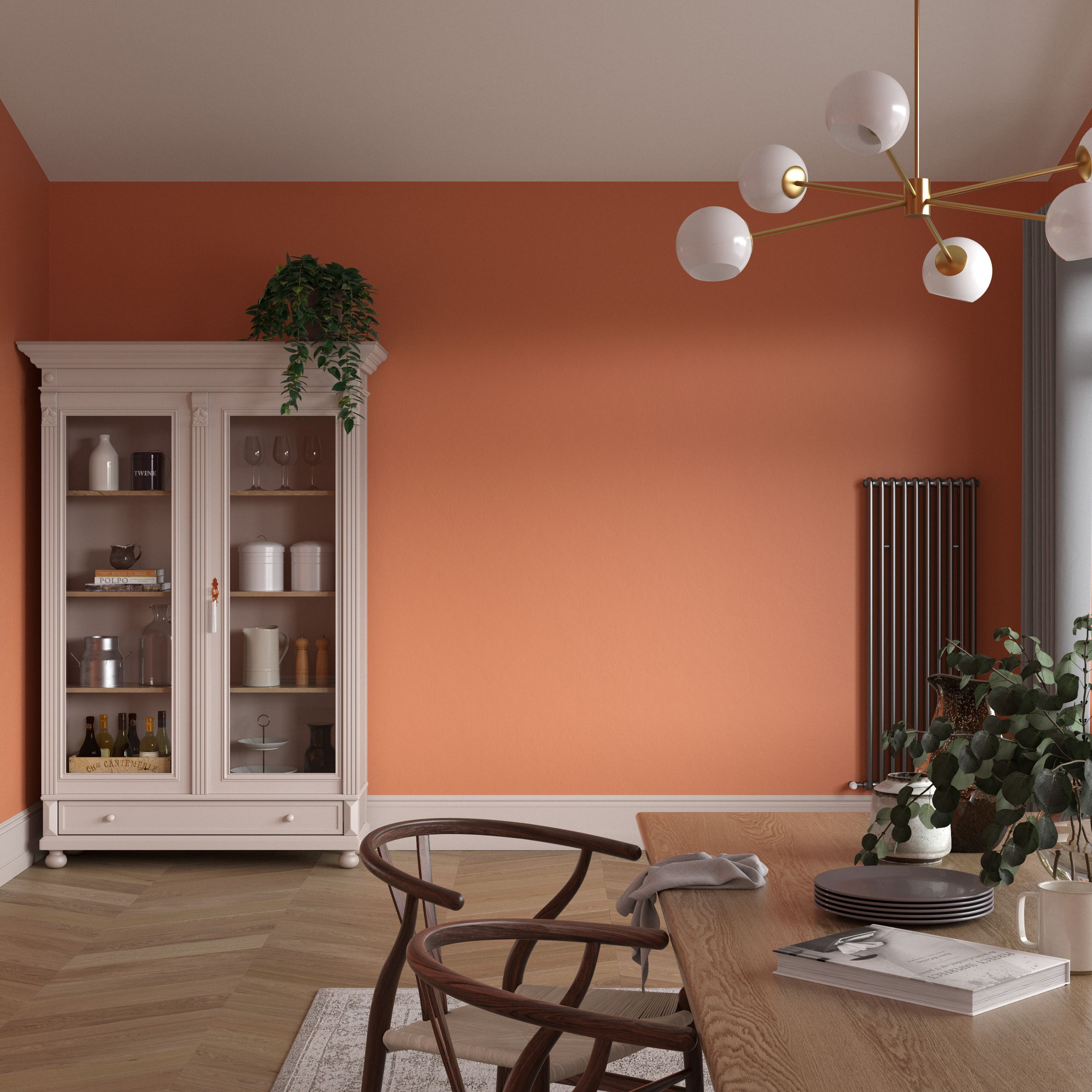 Dulux Heritage Inca Orange Eggshell Multi-surface Wall paint, 750ml