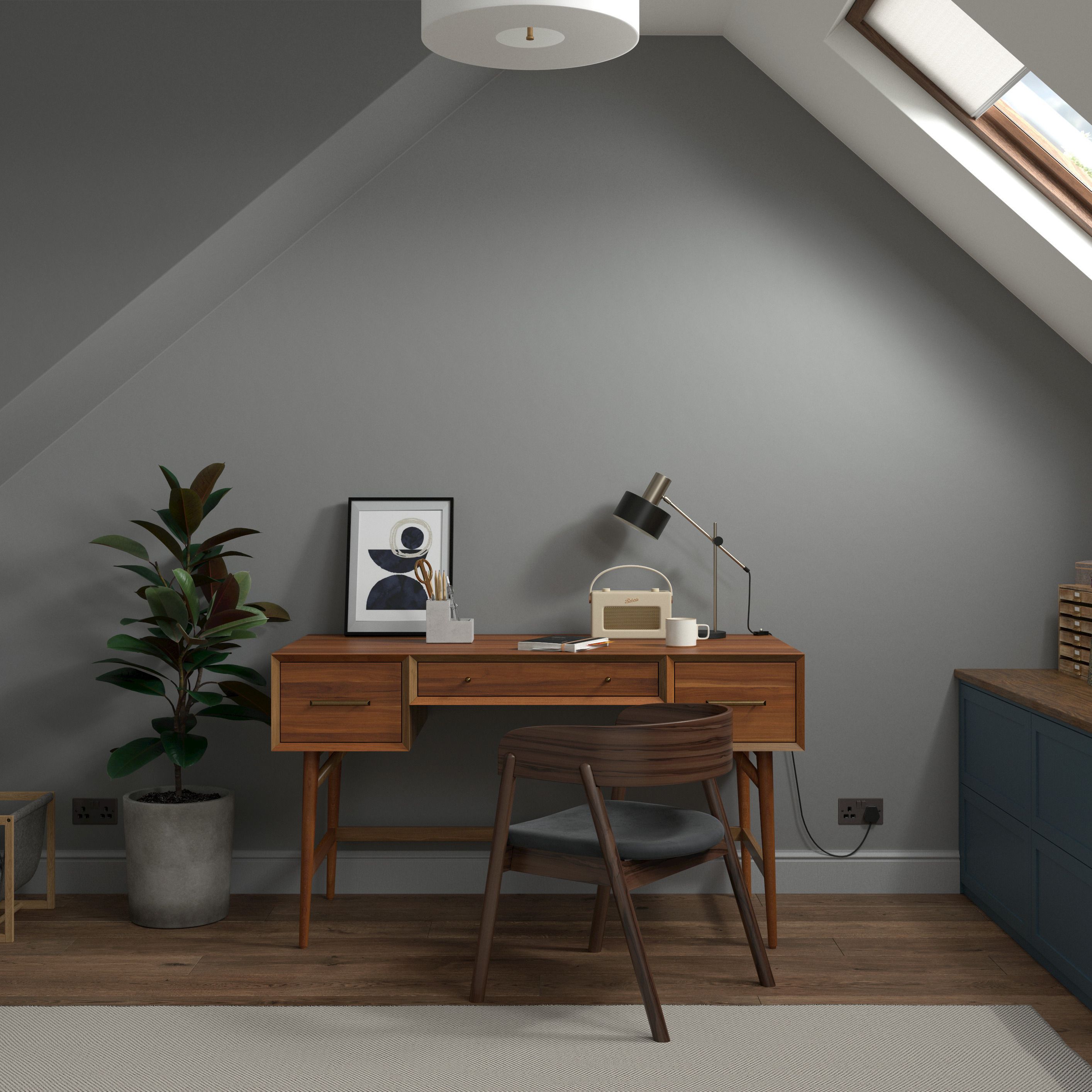 Dulux Heritage Lead Grey Velvet matt Wall paint, 2.5L