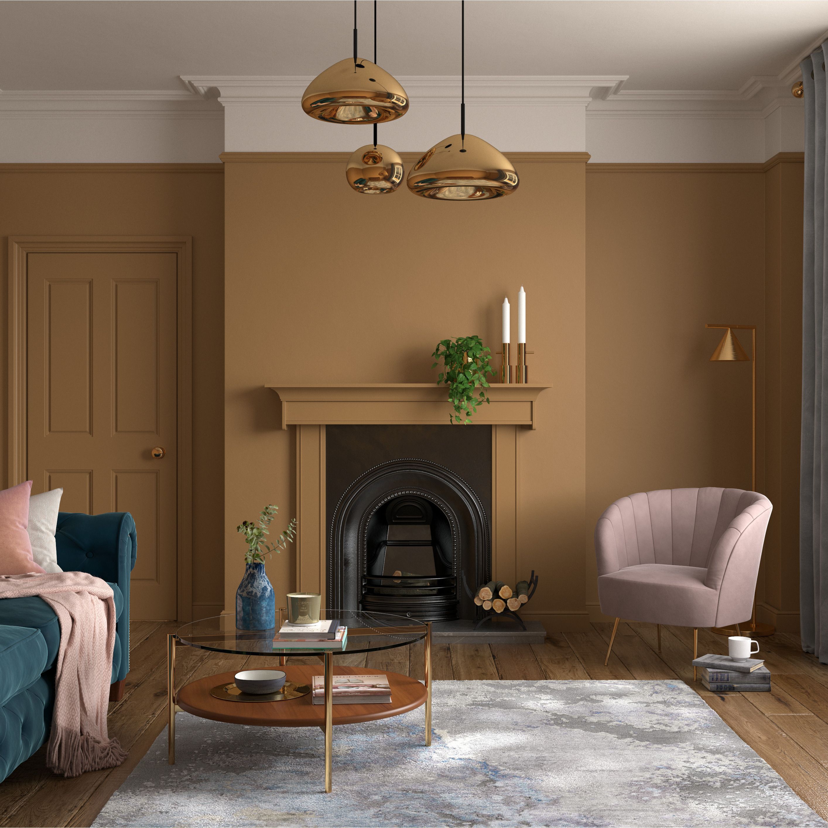 Dulux Heritage Masters Gold Eggshell Multi-surface Wall paint, 750ml