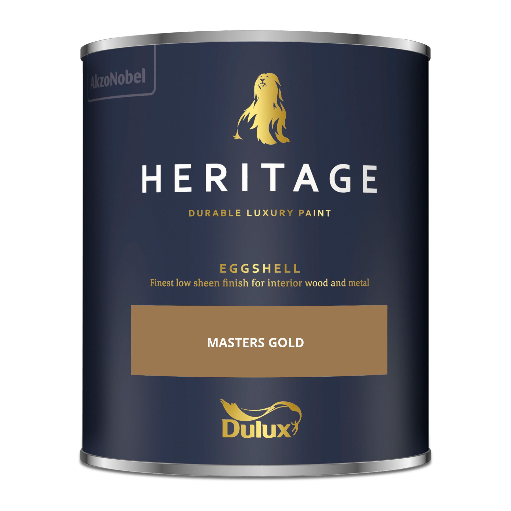Dulux Heritage Masters Gold Eggshell Multi-surface Wall paint, 750ml