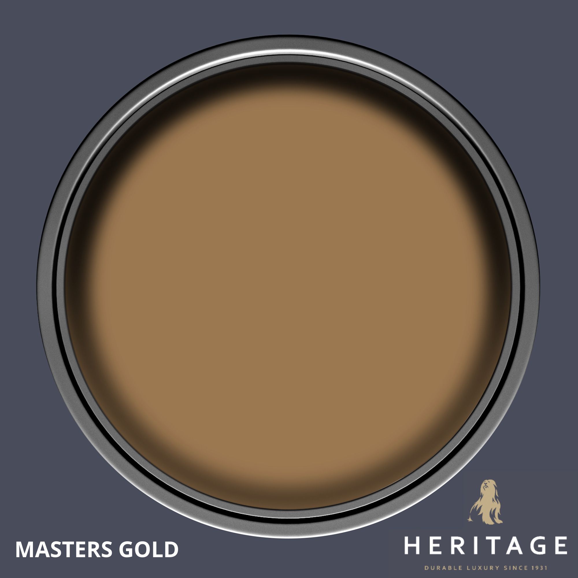 Dulux Heritage Masters Gold Eggshell Multi-surface Wall paint, 750ml