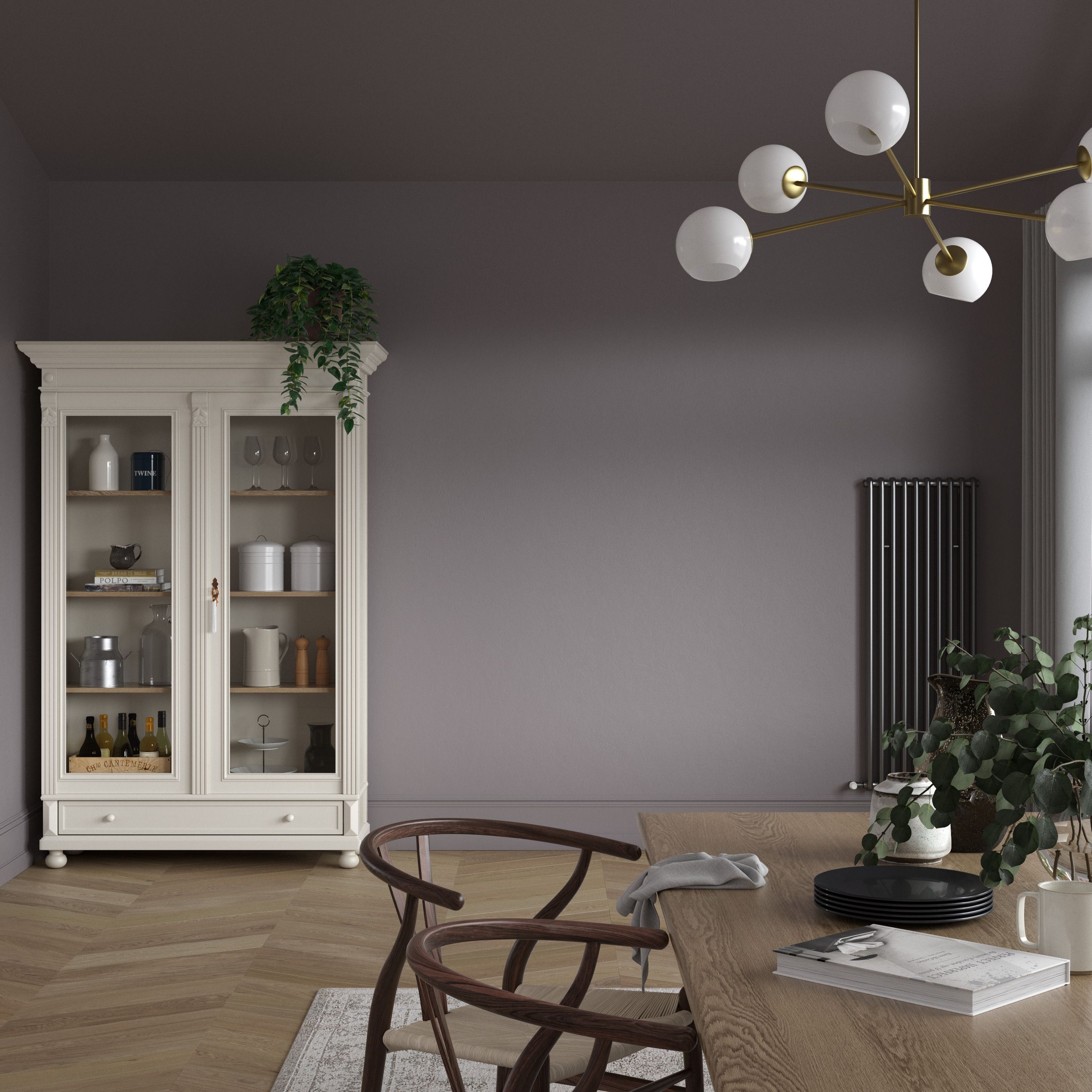 Dulux Heritage Mauve Mist Eggshell Multi-surface Wall paint, 750ml