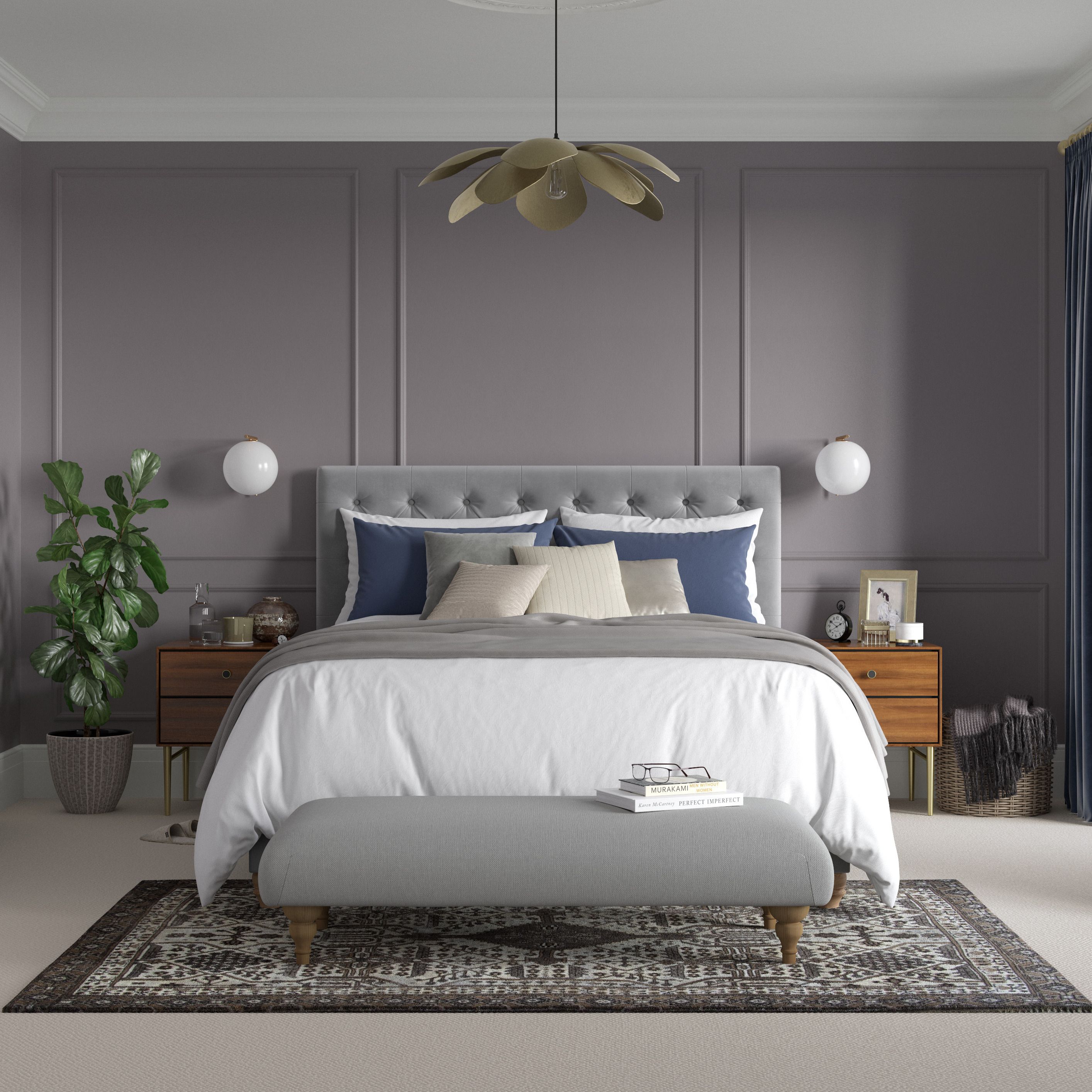 Dulux Heritage Mauve Mist Velvet matt Wall paint, 2.5L