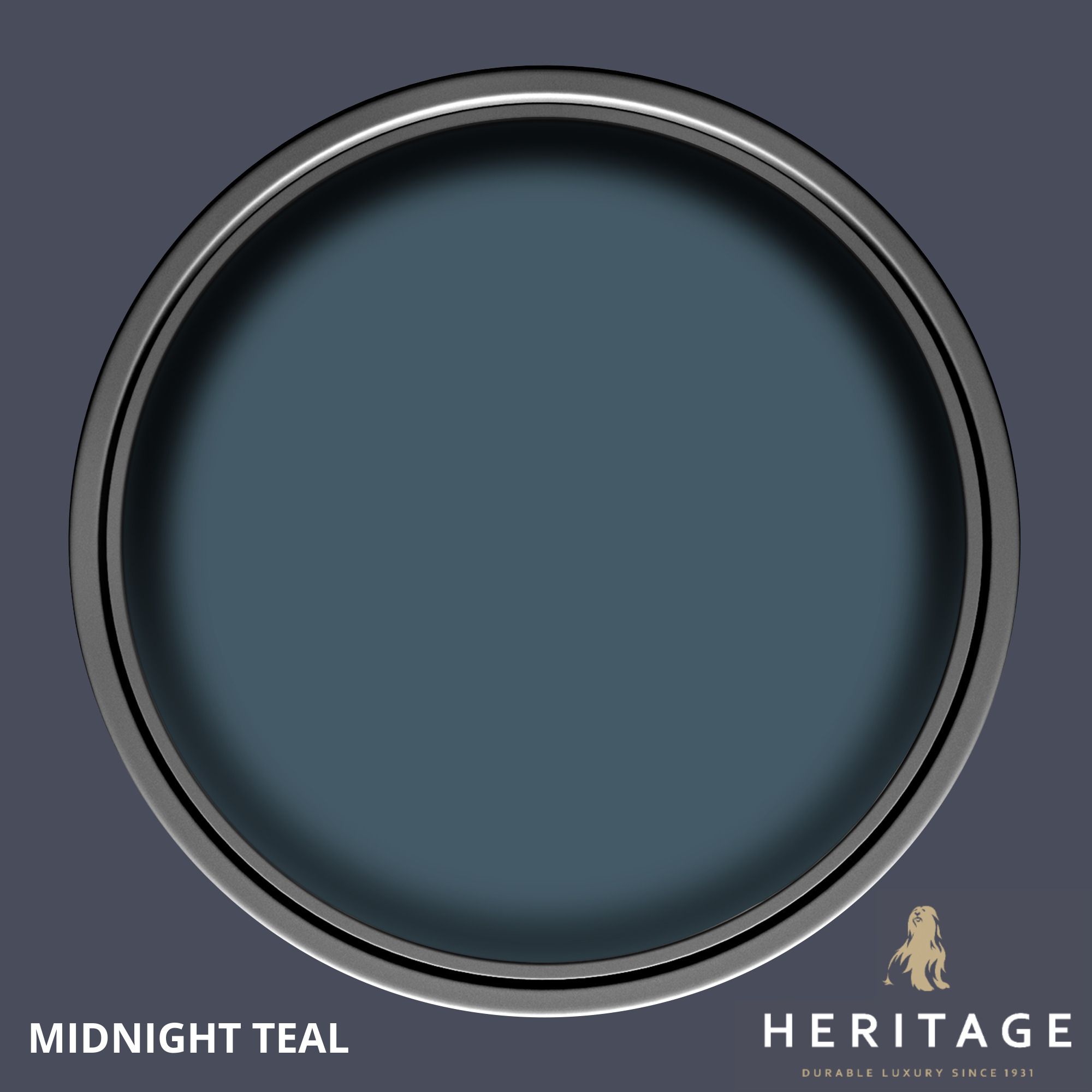 Dulux Heritage Midnight Teal Velvet matt Wall paint, 2.5L