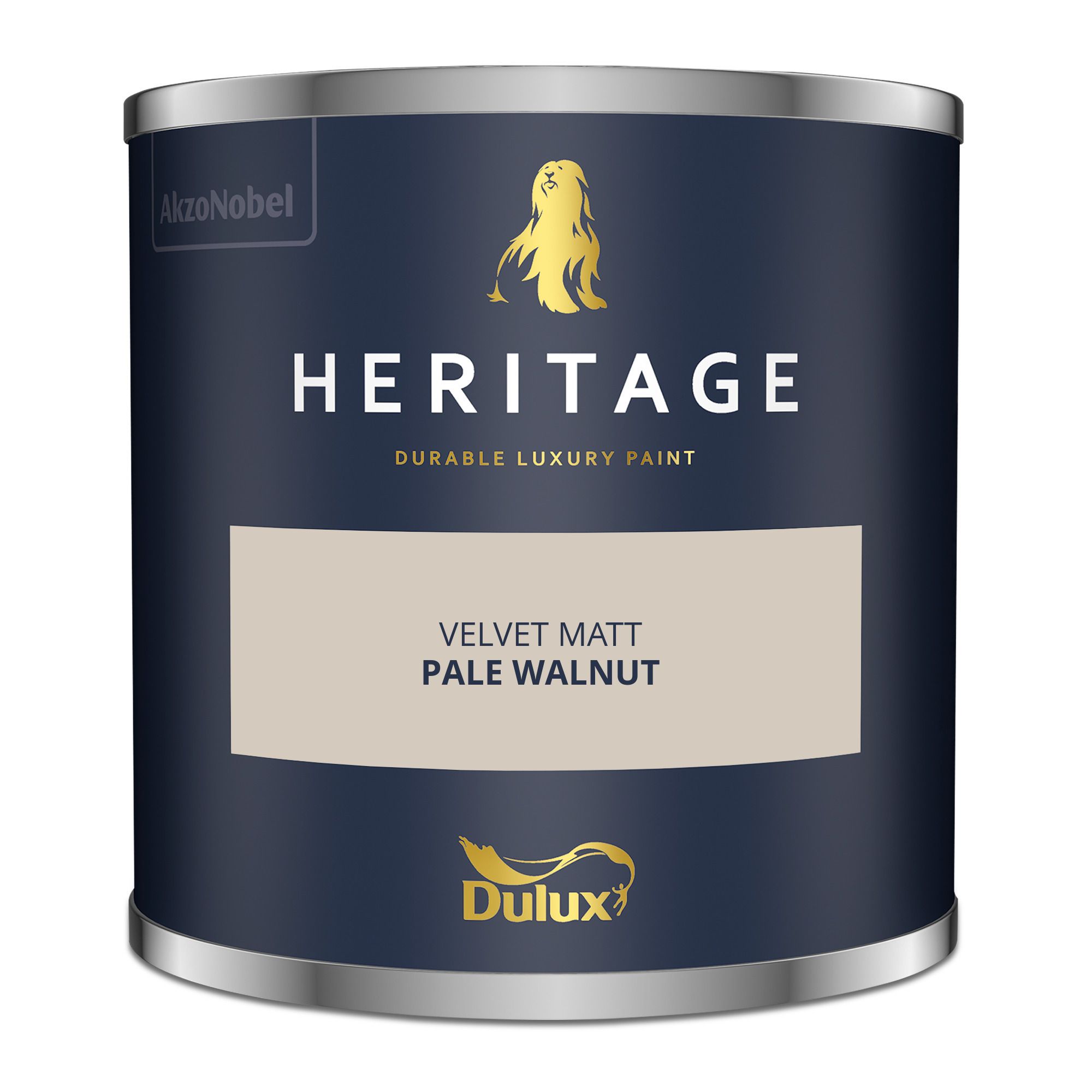 Dulux Heritage Pale Walnut Matt Wall paint, 125ml Tester pot