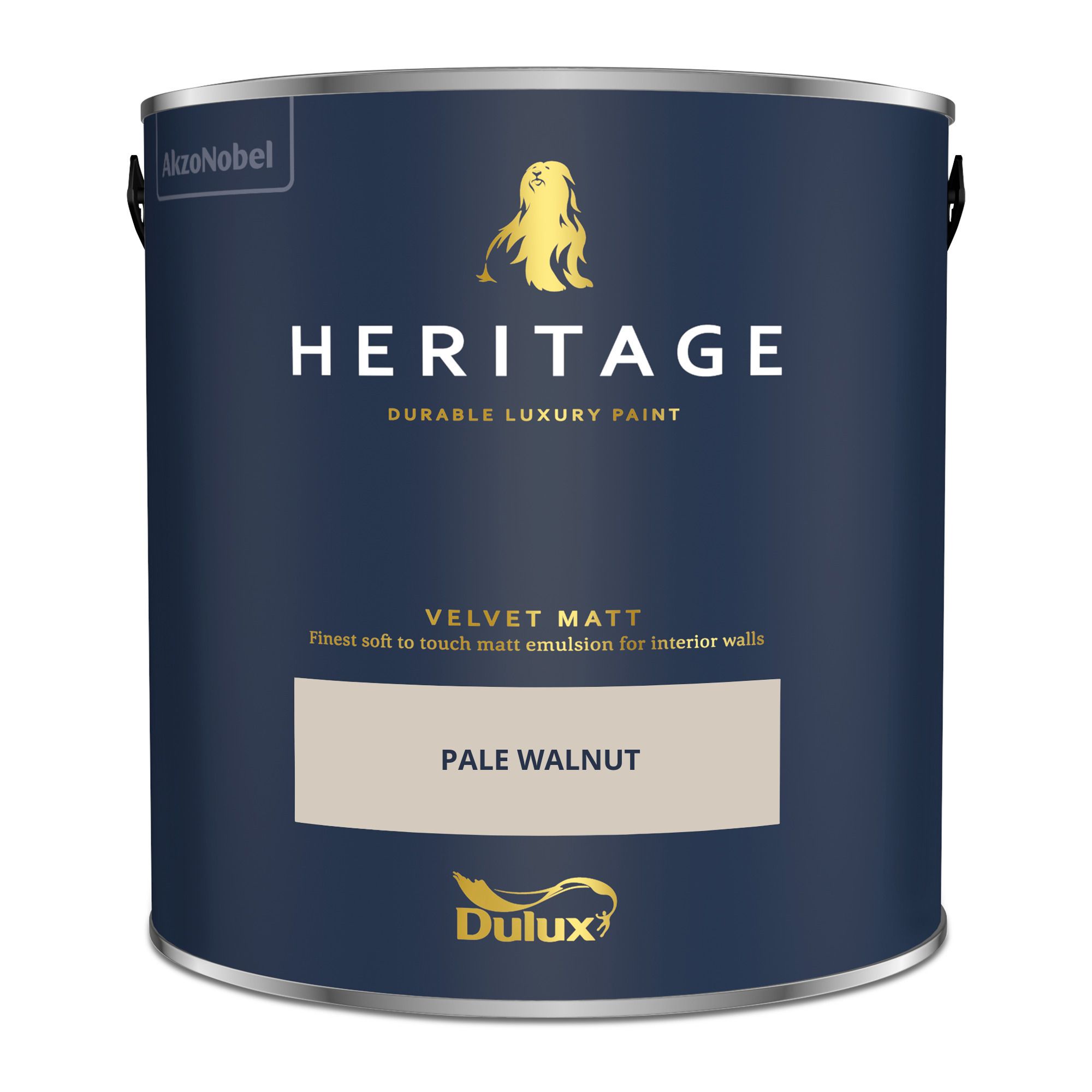 Dulux Heritage Pale Walnut Velvet matt Wall paint, 2.5L