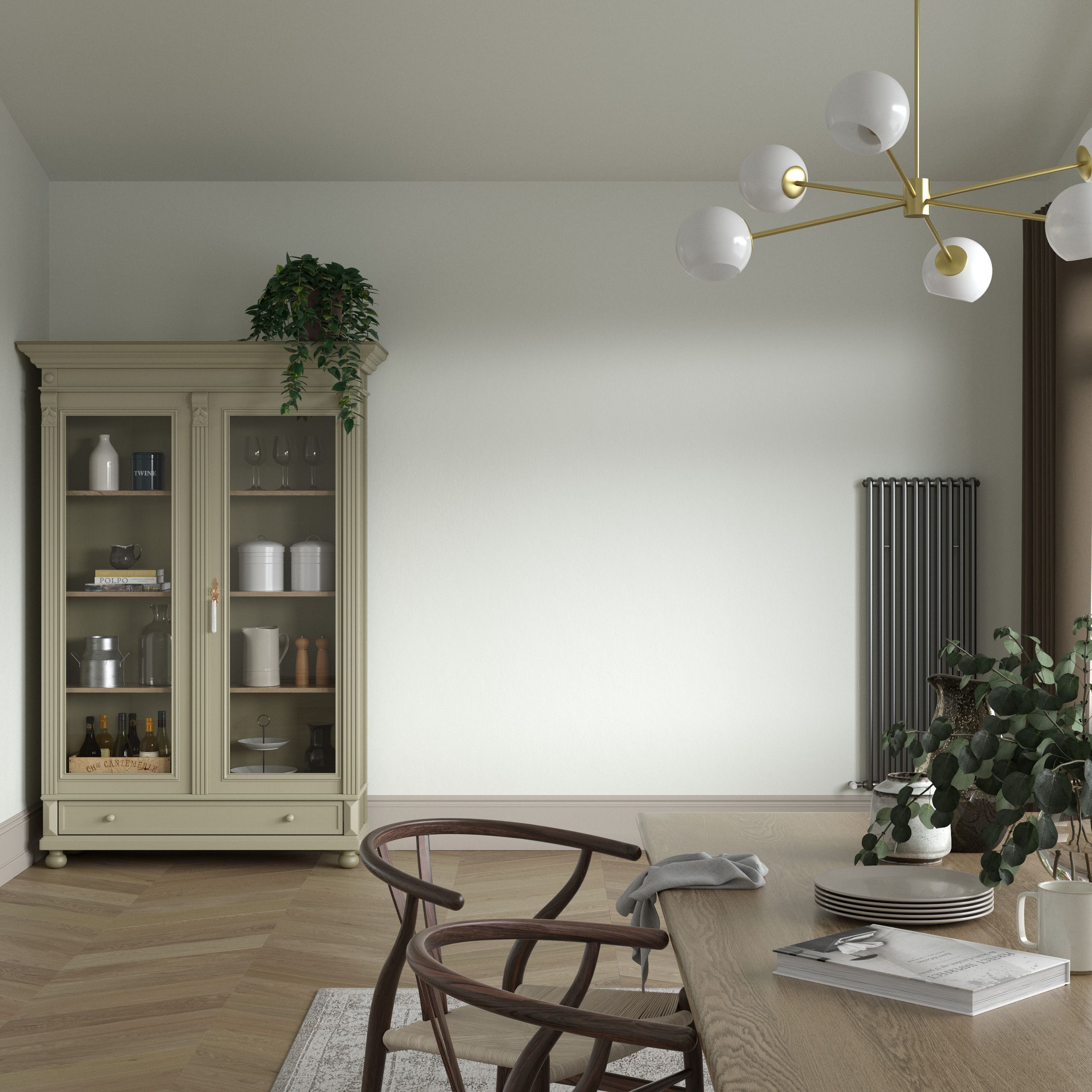 Dulux Heritage Panel White Eggshell Multi-surface Wall paint, 750ml