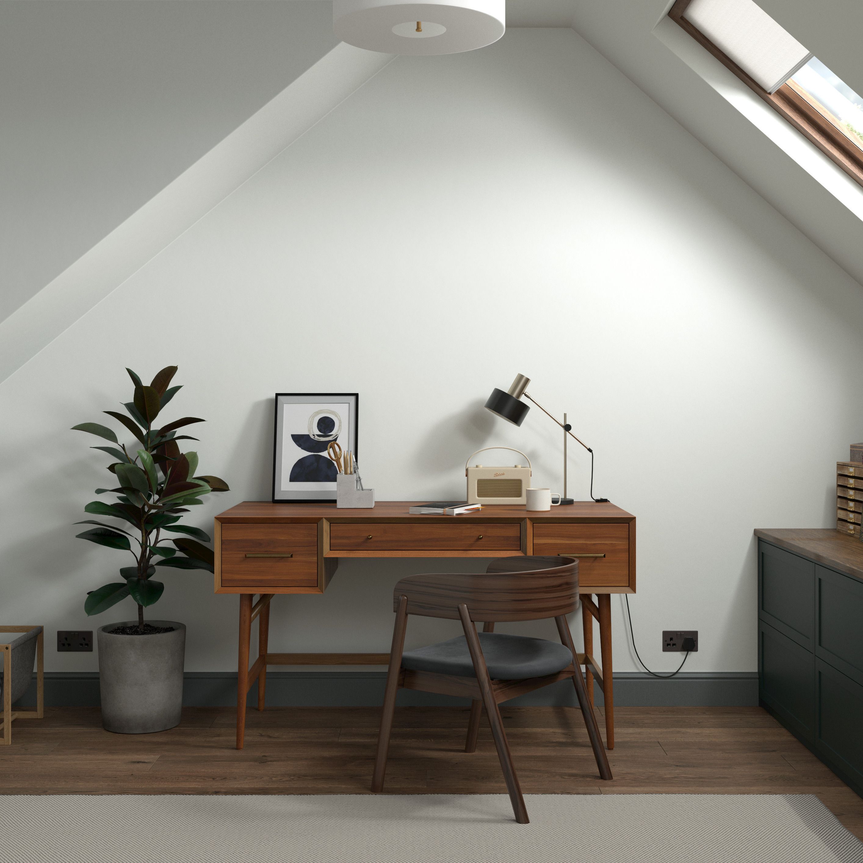 Dulux Heritage Panel White Eggshell Multi-surface Wall paint, 750ml