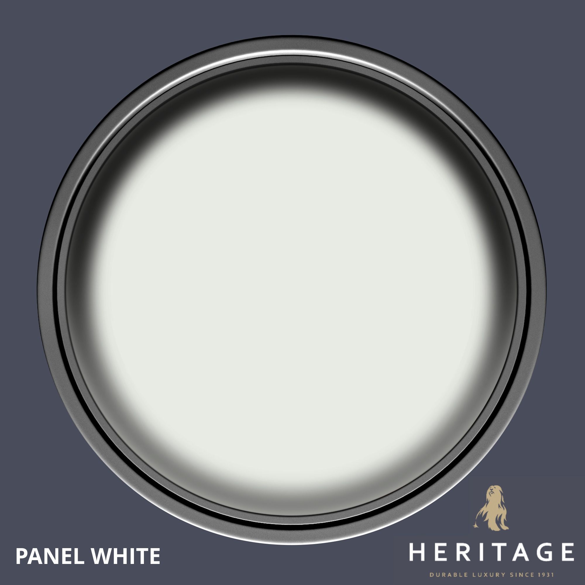 Dulux Heritage Panel White Velvet matt Wall paint, 2.5L