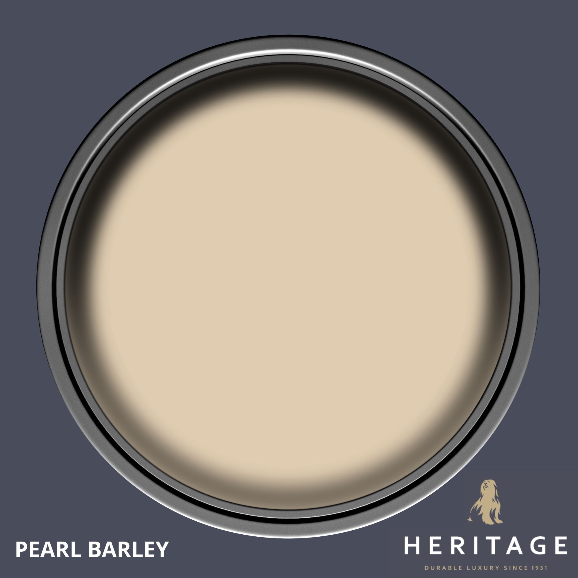 Dulux Heritage Pearl Barley Eggshell Multi-surface Wall paint, 750ml