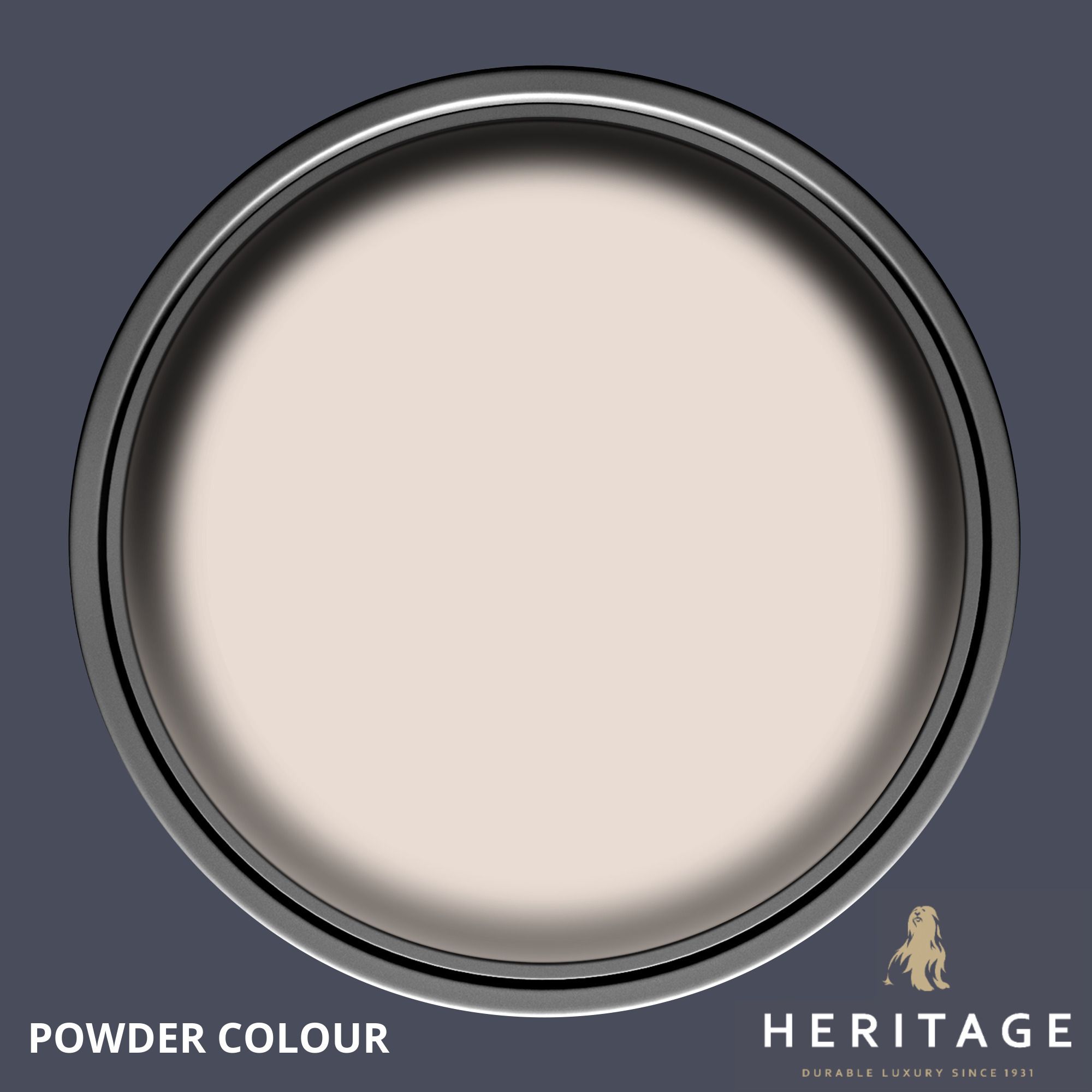 Dulux Heritage Powder Colour Eggshell Multi-surface Wall paint, 750ml